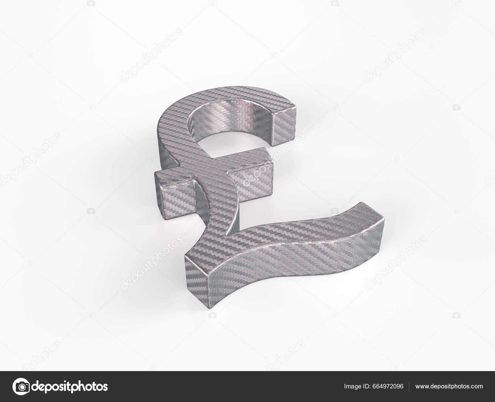 Lámina Holográfica Libra Símbolo Sobre Fondo Blanco Ilustración — Foto ...