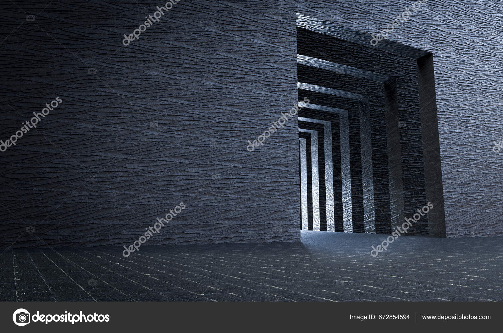 Black Walls Repeated Portals Dark Rock Render — Stock Photo © jukai5 ... Black Walls Repeated Portals Dark Rock Render — Stock Photo © jukai5 ...