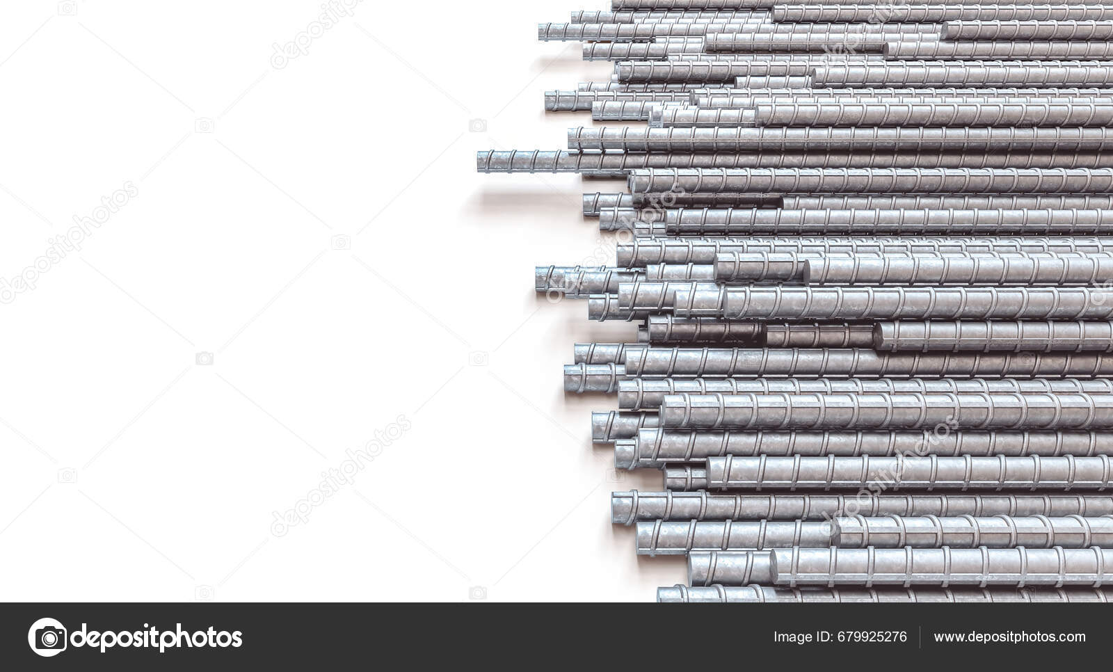 Background Steel Rods White Render — Stock Photo © jukai5 #679925276