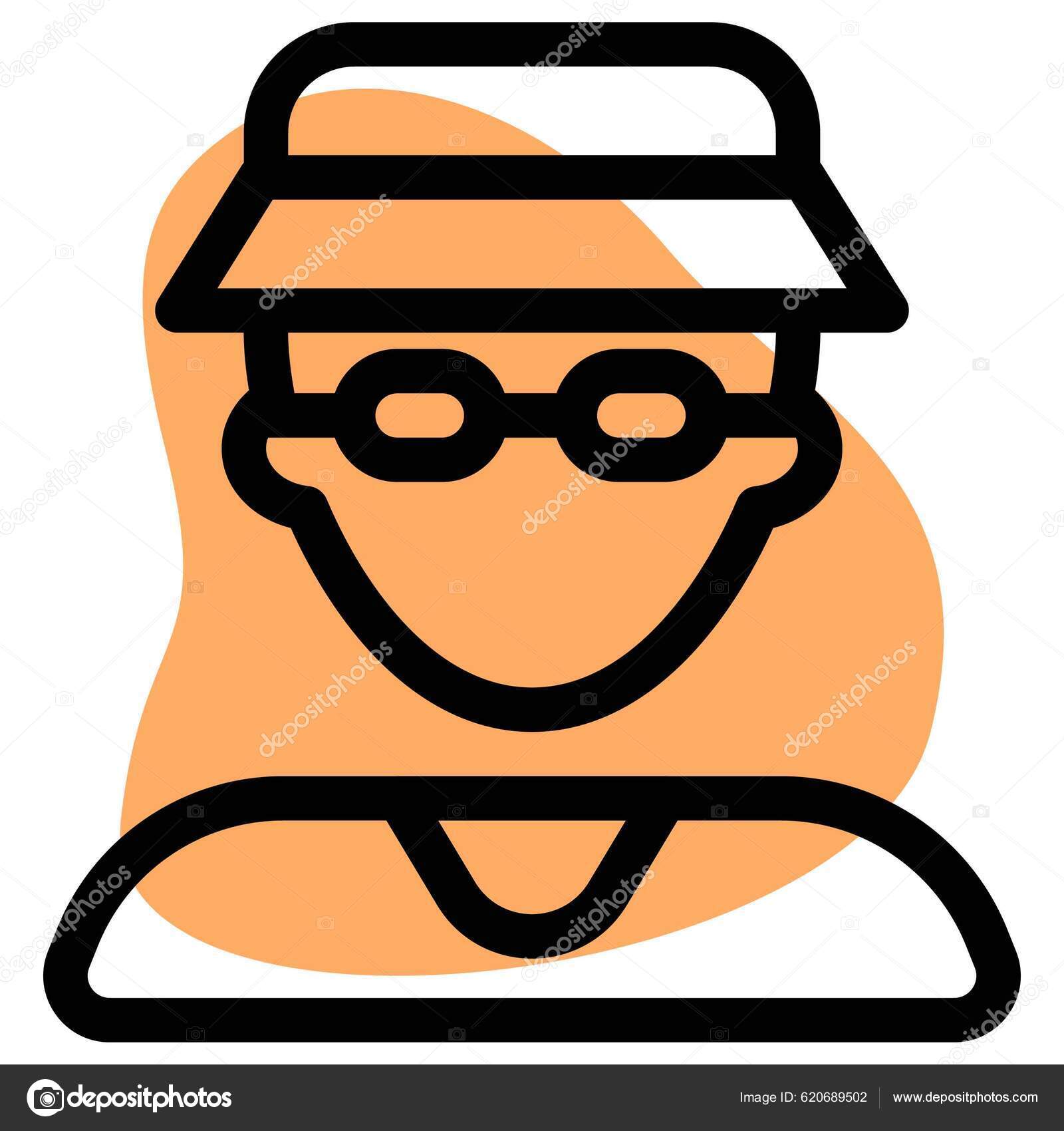 Male Avatar Wearing Bucket Hat Spectacles Stock Vector by ©get4net ...