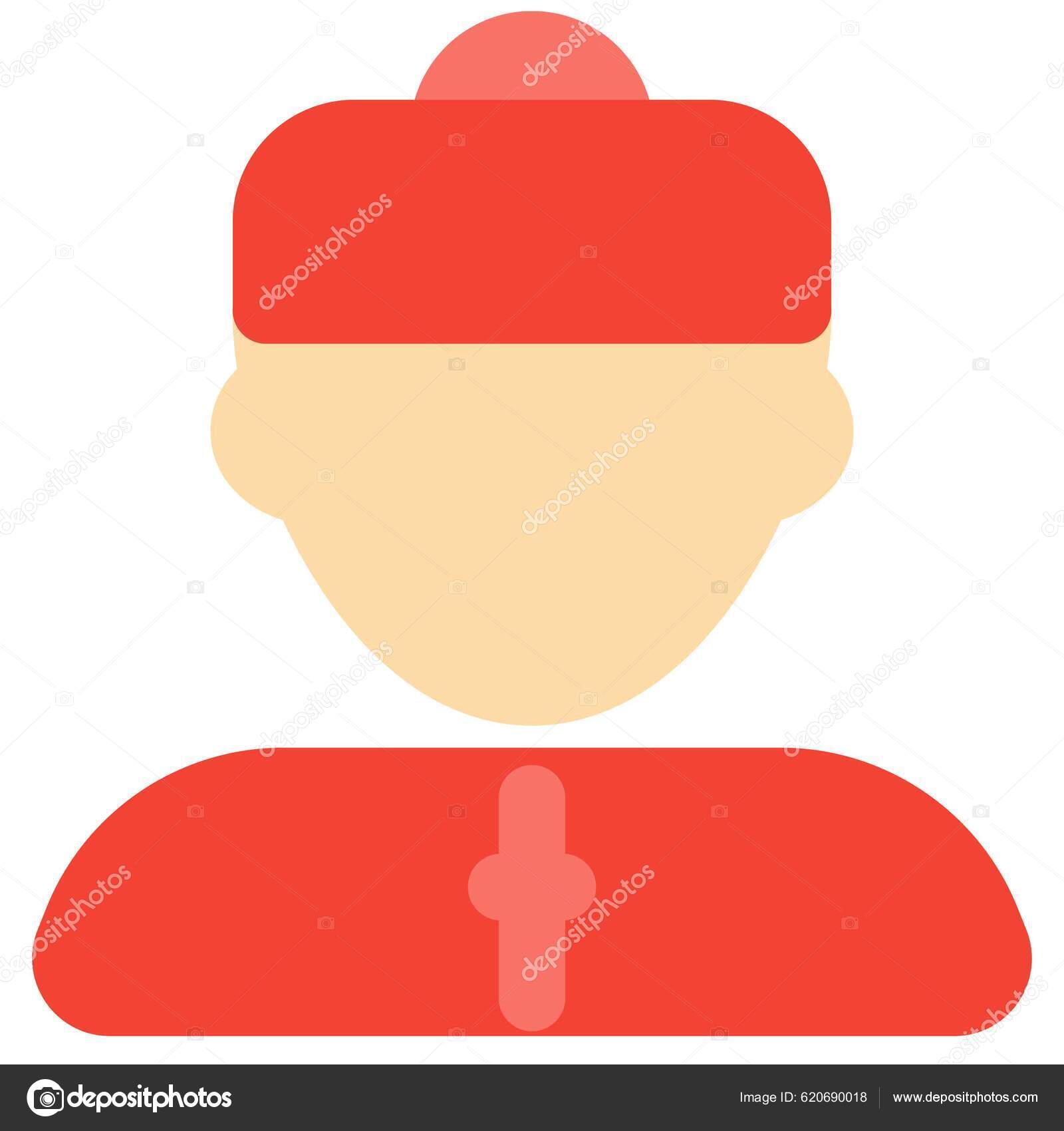 Chinese Man Avatar Wearing Traditional Oriental Hat Stock Vector by ...