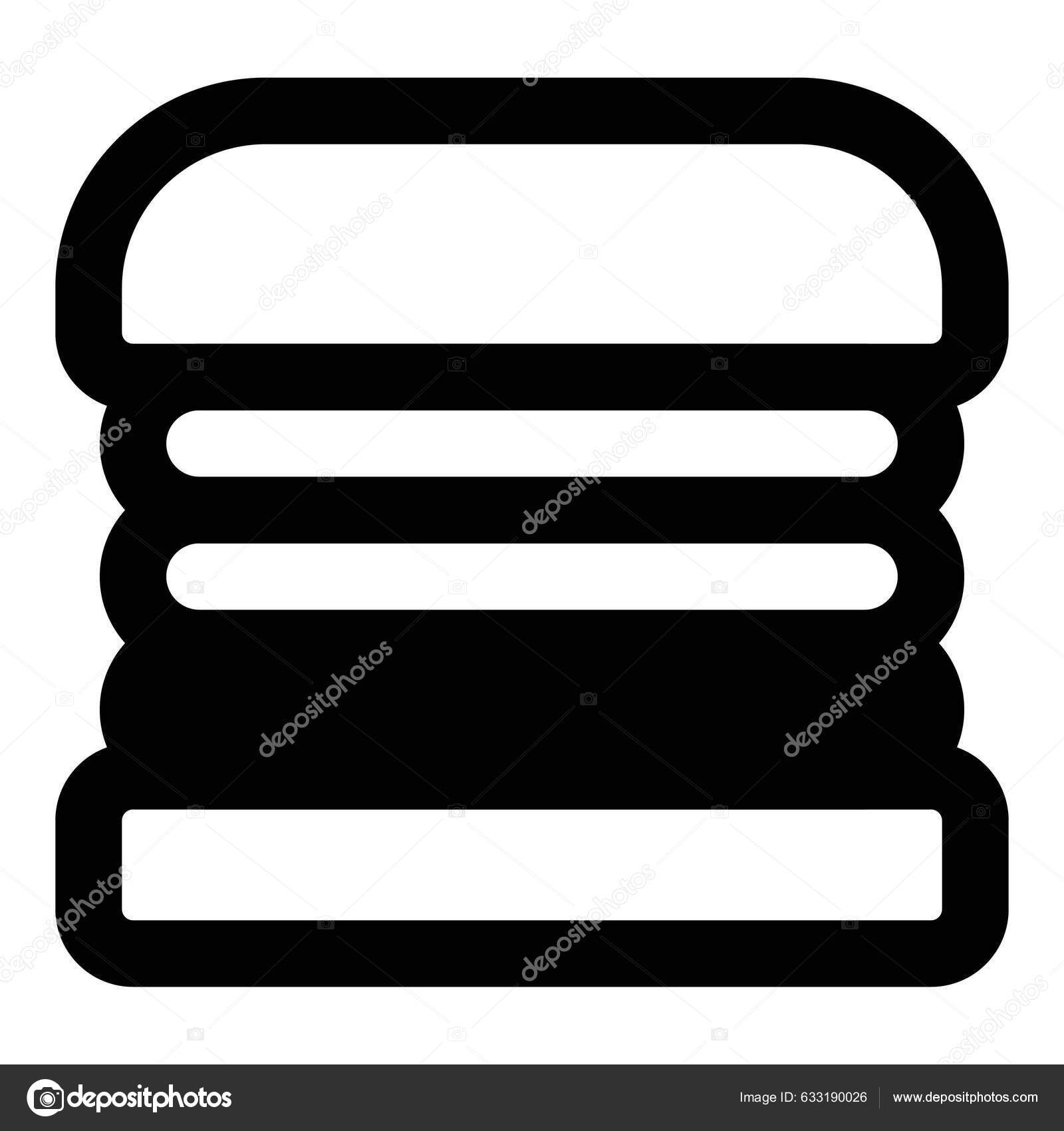 Triple Layered Crispy Patties Burger Vector de stock #633190026 de ©get4net