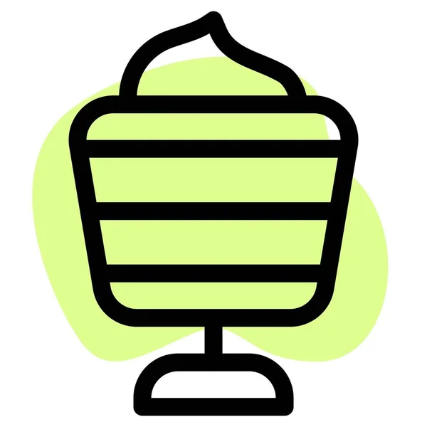 Layered Trifle Line Vector Illustration Stock Vector by ©get4net 633192430