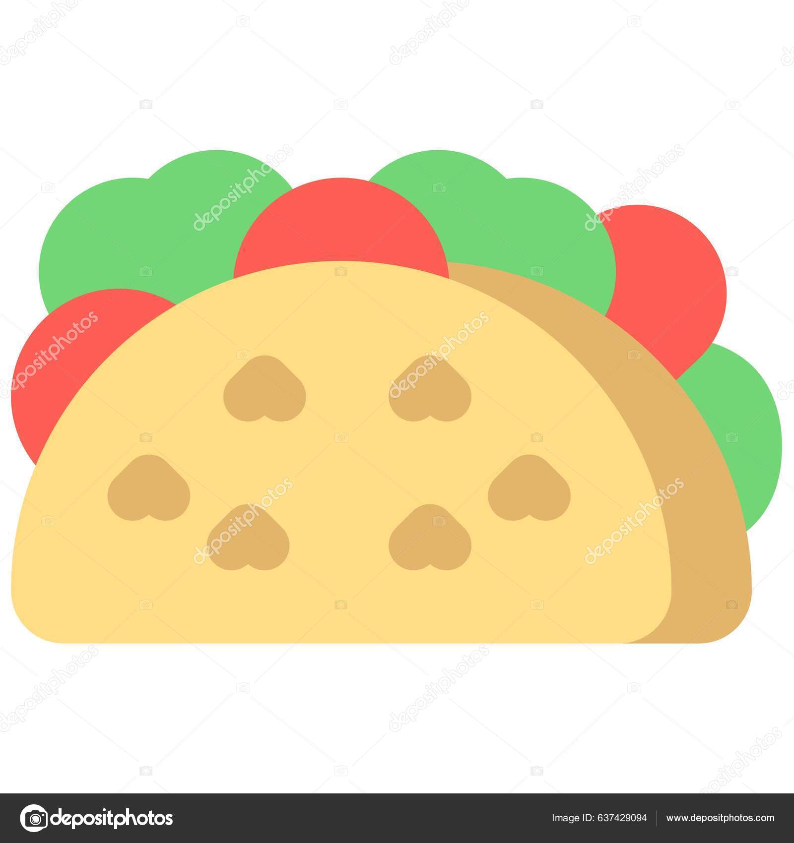 Taco Bell Chalupa Light Vector Illustration Vector de stock #637429094 ...