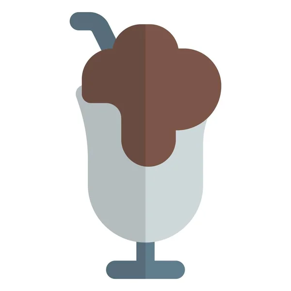 Melted Cream Dripping Milkshake Glass Stock Vector by ©get4net 639161234