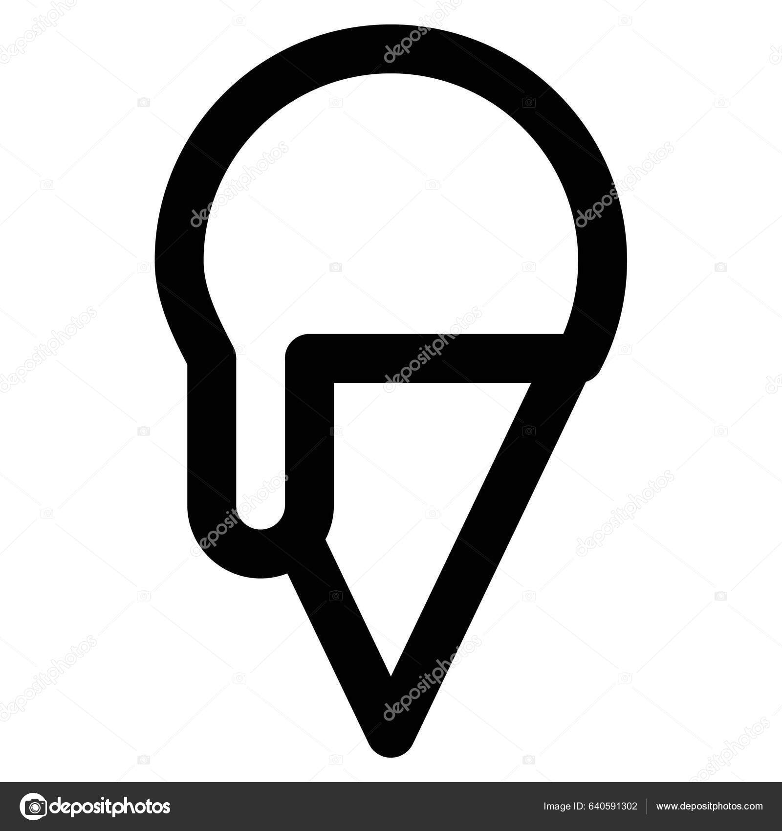 Tasty Dripping Ice Cream Softy Stock Vector by ©get4net 640591302