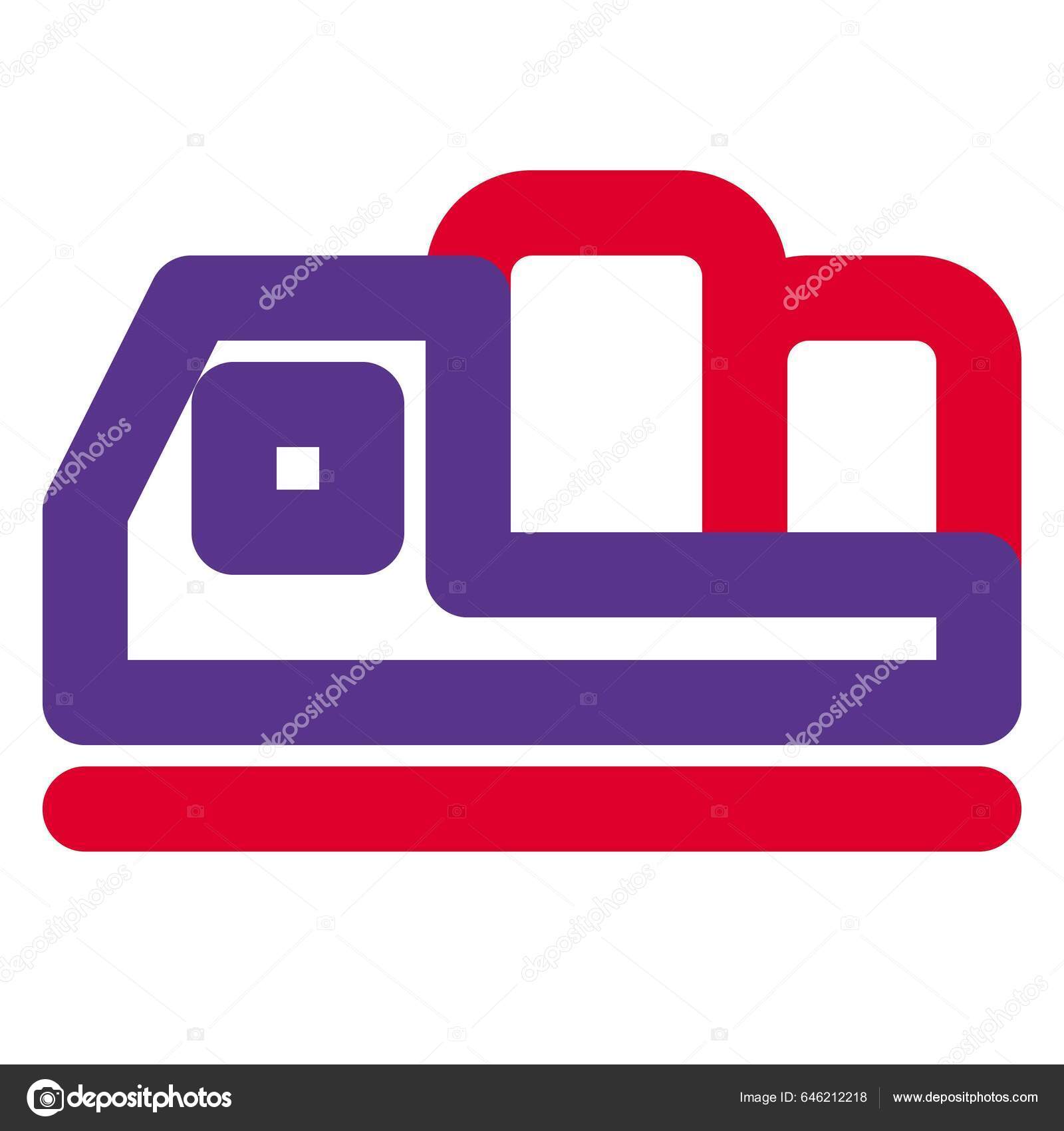 Track Maintenance Ballast Cleaner Train Stock Vector by ©get4net 646212218