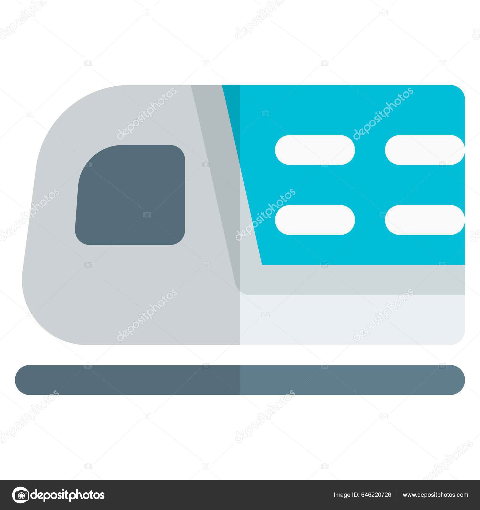 Double Decker Train Level Commuter Stock Vector by ©get4net 646220726