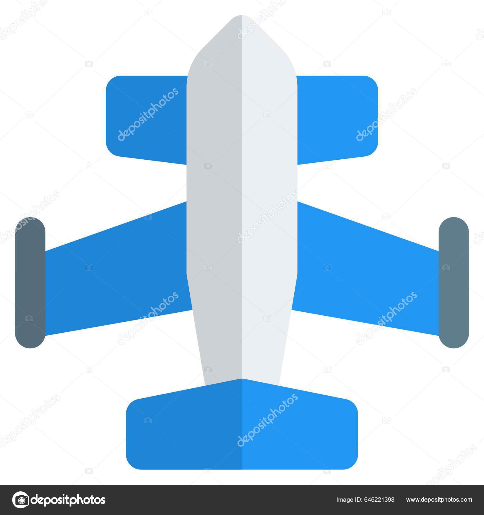 Low Powered Monster Plane Large Wingspan Stock Vector by ©get4net 646221398