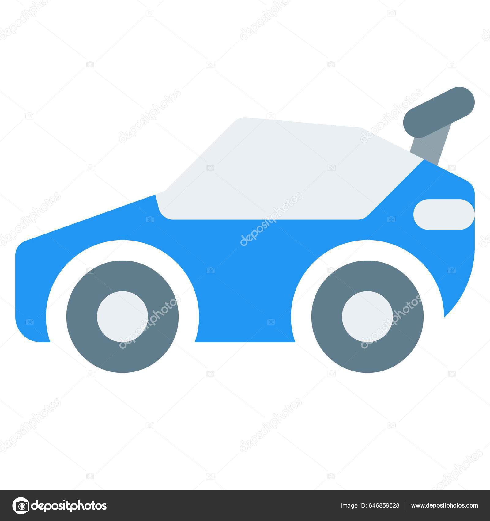 Sports Vehicle Extended Rear Roof Spoiler Stock Vector by ©get4net ...