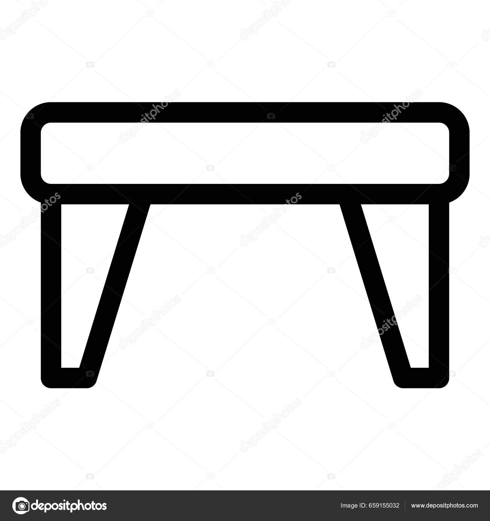 Footstool Used Elevate Foot Stock Vector by ©get4net 659155032