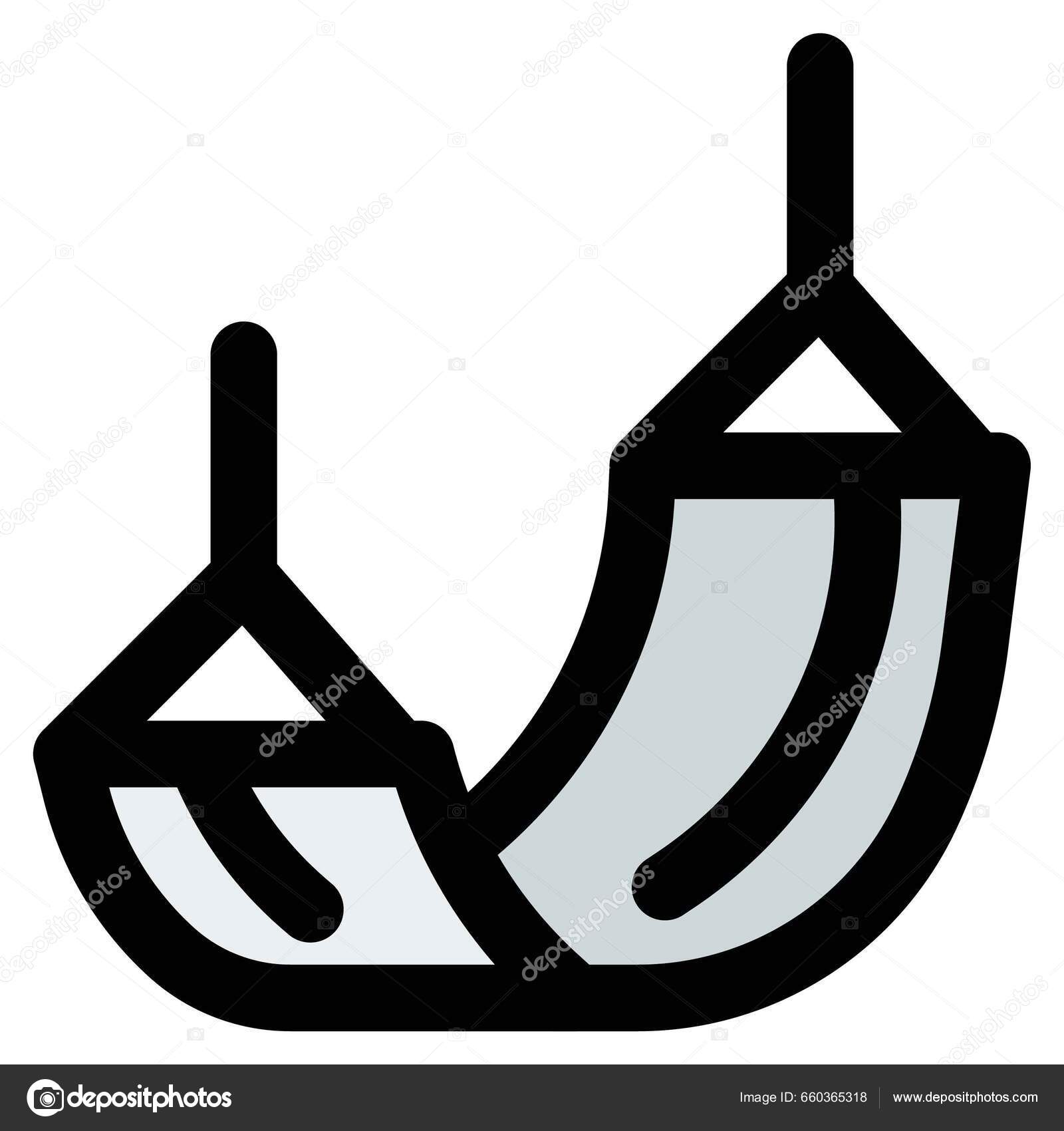 Hammock Swinging Couch Bed Stock Vector by ©get4net 660365318