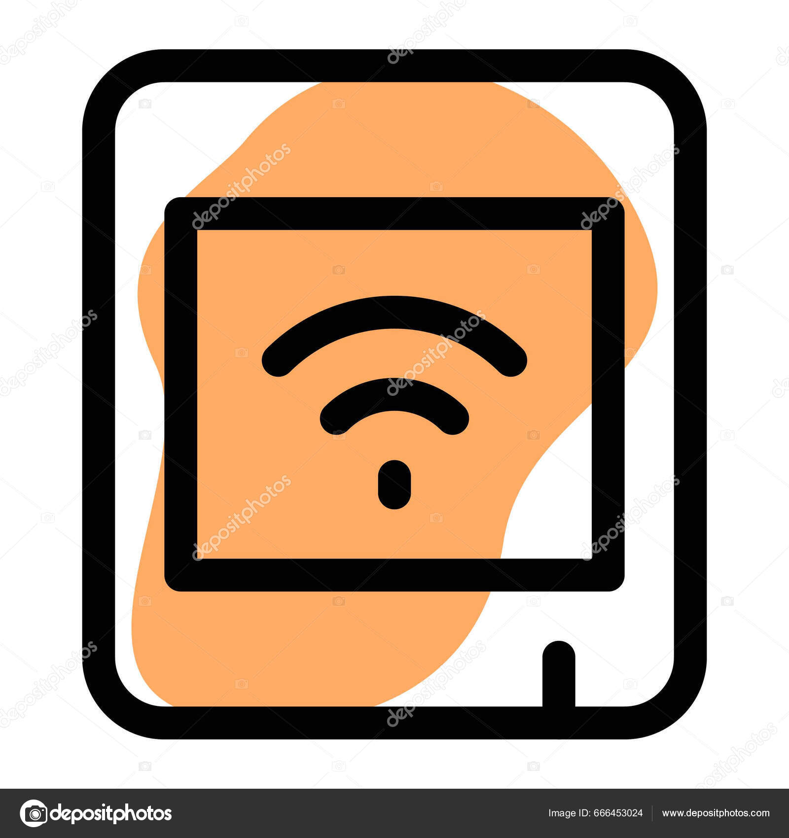 Detector Air Quality Internet Connection Stock Vector by ©get4net 666453024