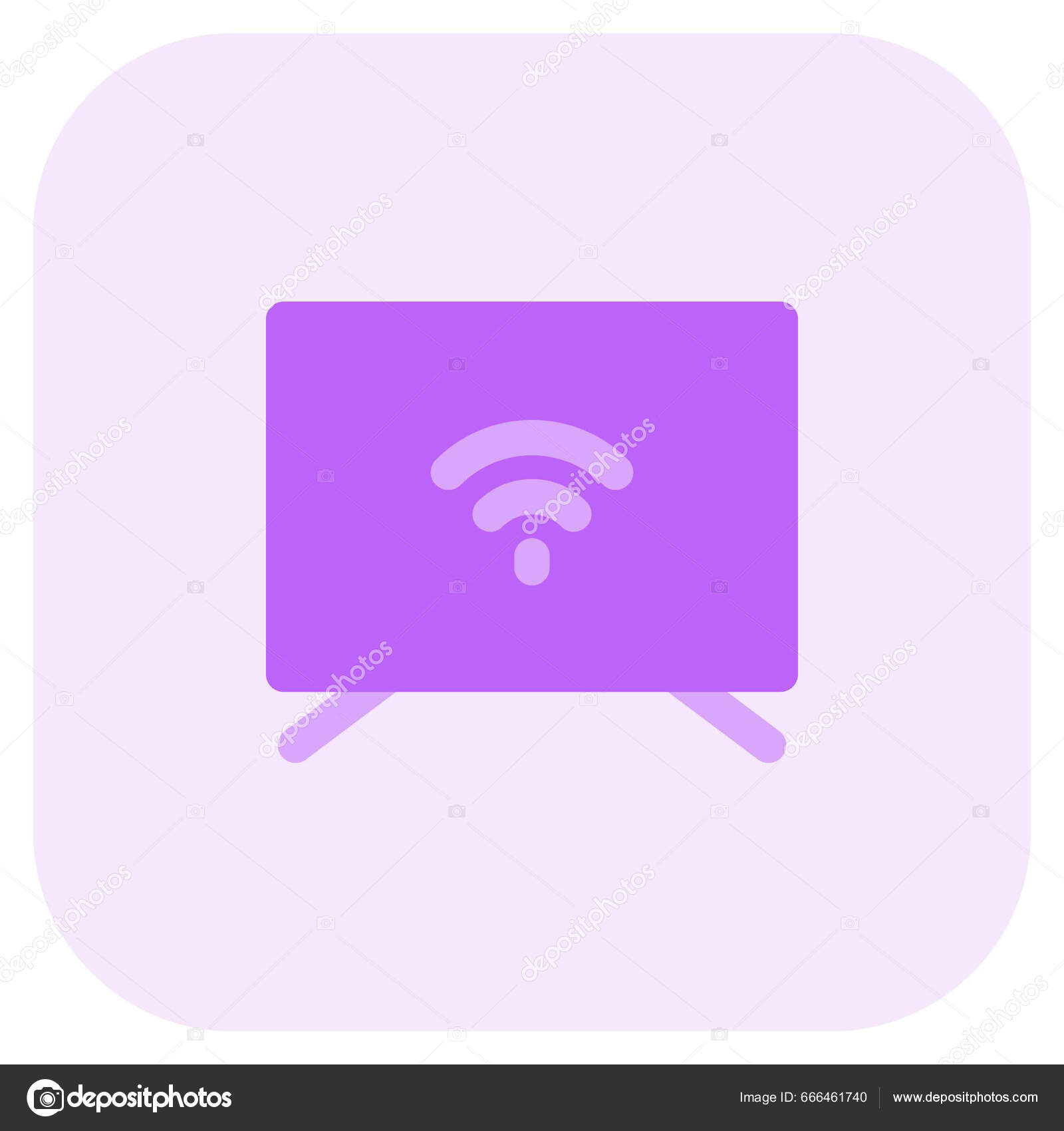Smart Streaming Internet Connection Stock Vector by ©get4net 666461740