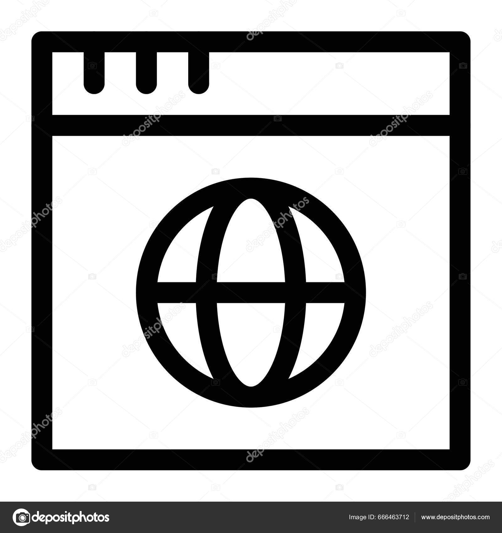 Web Browser Window Displaying Information Stock Vector By ©get4net 666463712