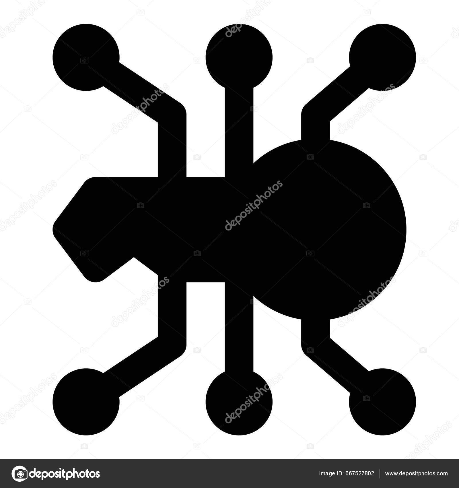 Electromagnetic Key Lock Cyber Security Stock Vector by ©get4net 667527802