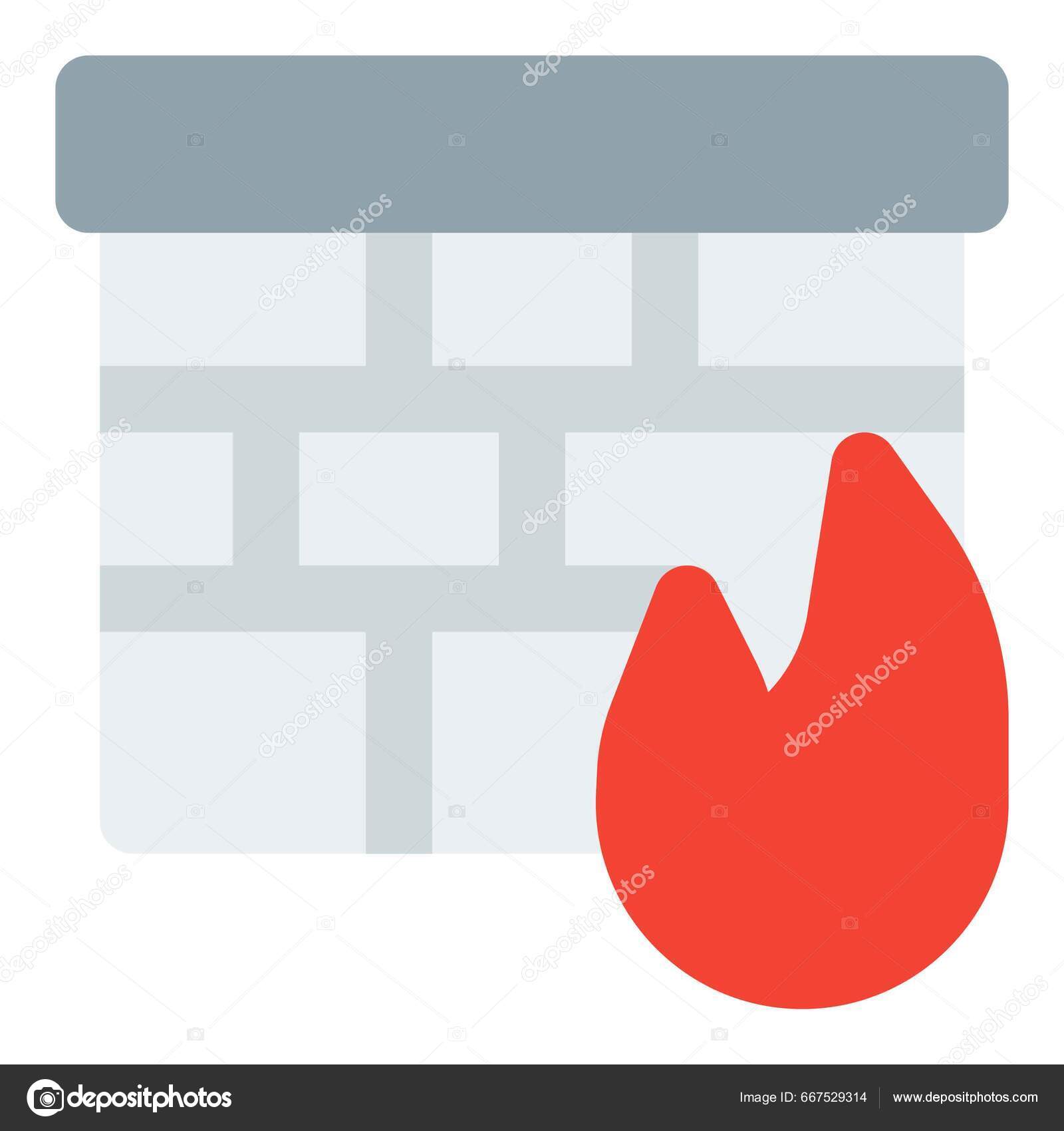 Protection Firewall Cyber Attack Stock Vector by ©get4net 667529314