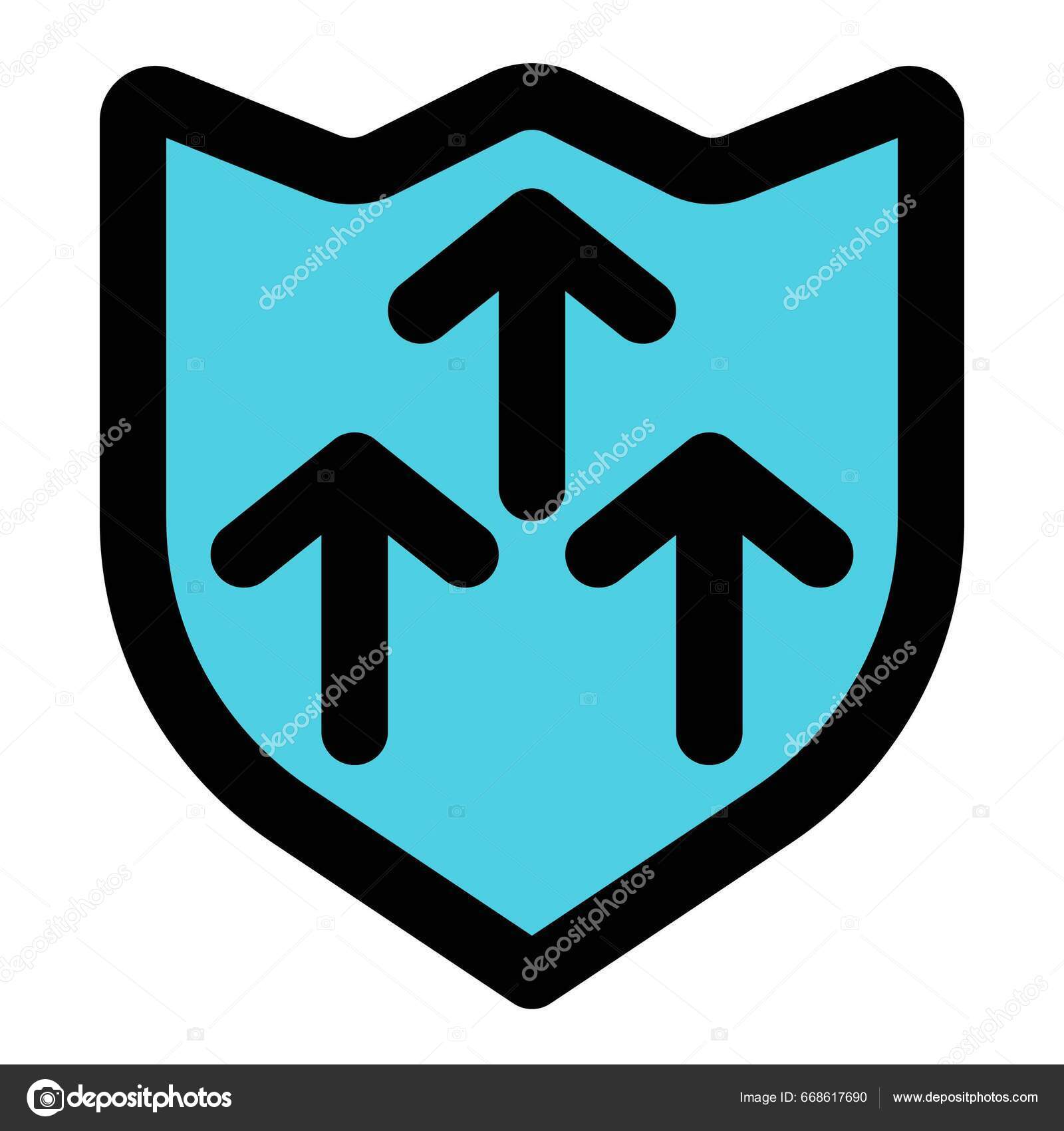 Extreme Upgraded Shield Improved Safety Stock Vector by ©get4net 668617690