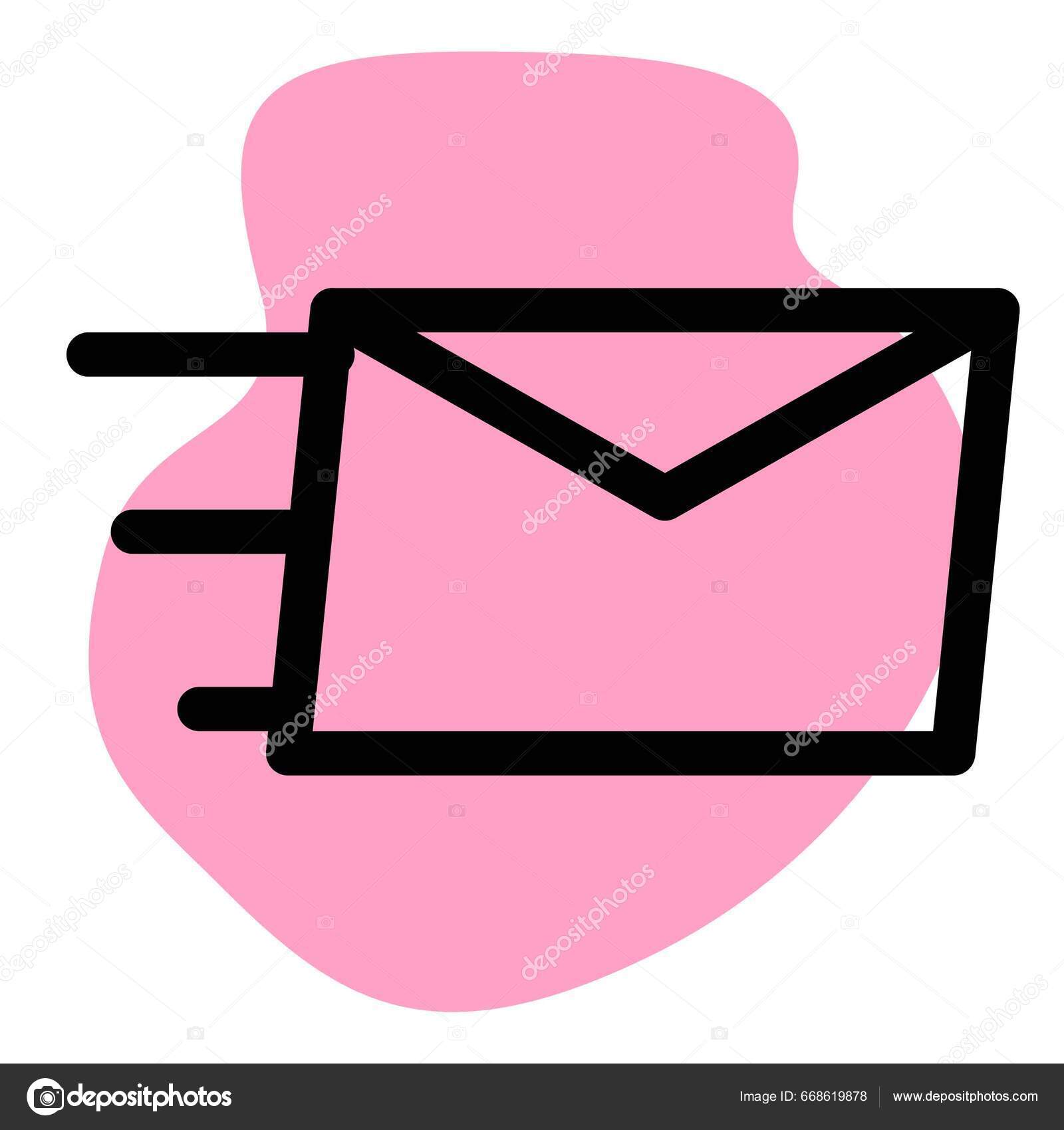 Mail Mode Delivering Message Stock Vector by ©get4net 668619878 Mail Mode Delivering Message Stock Vector by ©get4net 668619878