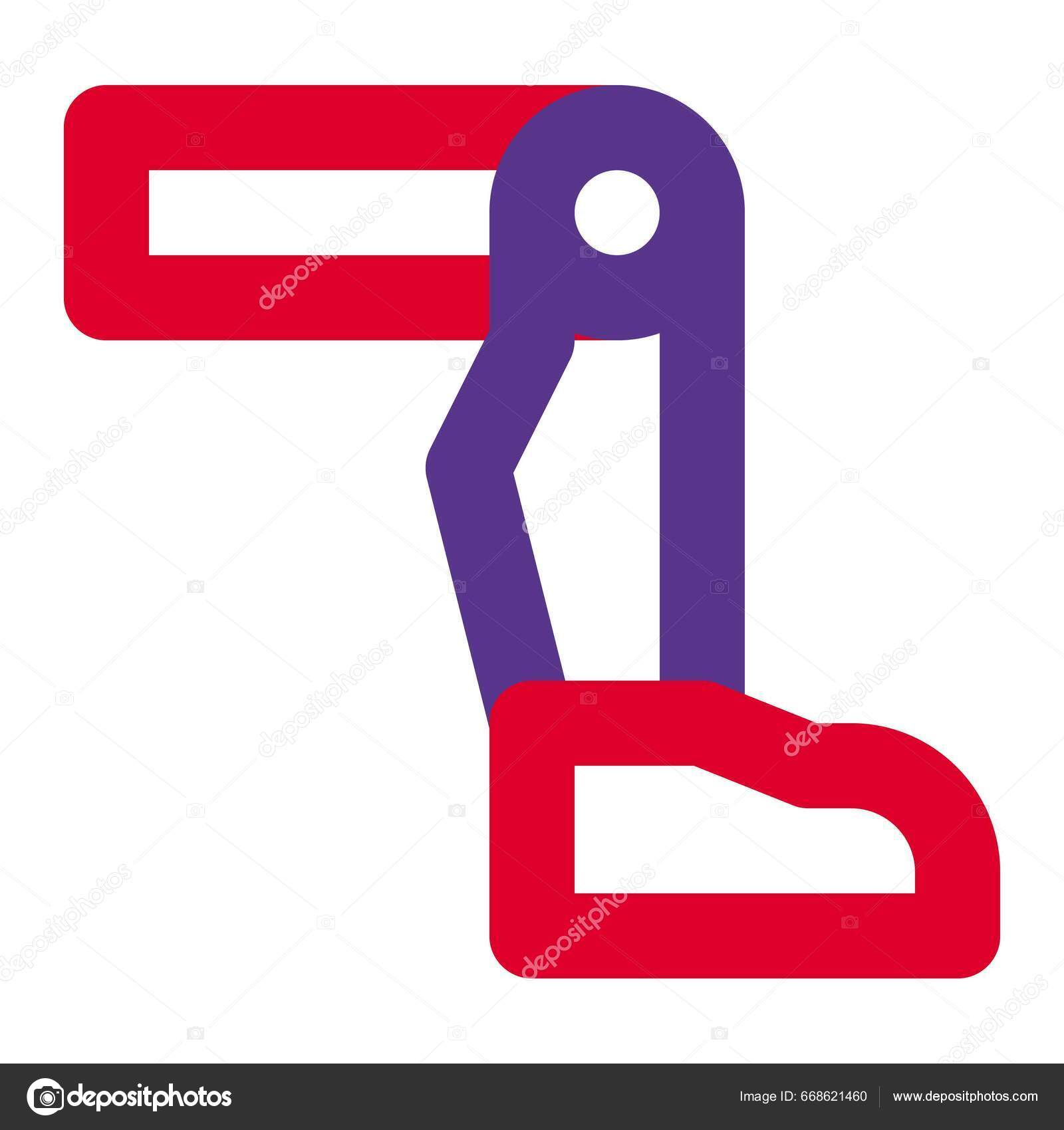 Robot Leg Human Capabilities Stock Vector By ©get4net 668621460