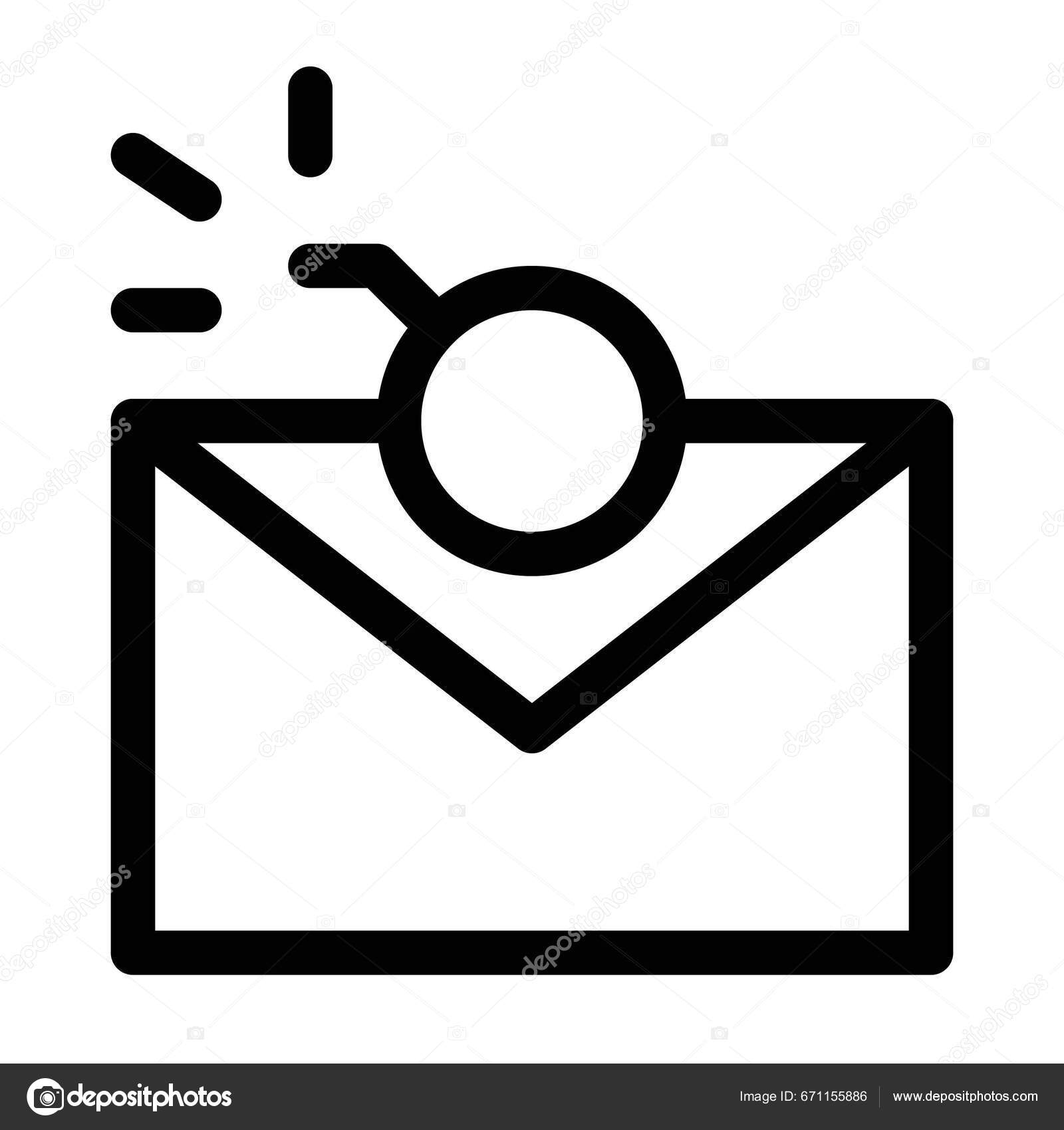 Mail Bomb Used Corrupt Receiver's System Stock Vector by ©get4net 671155886