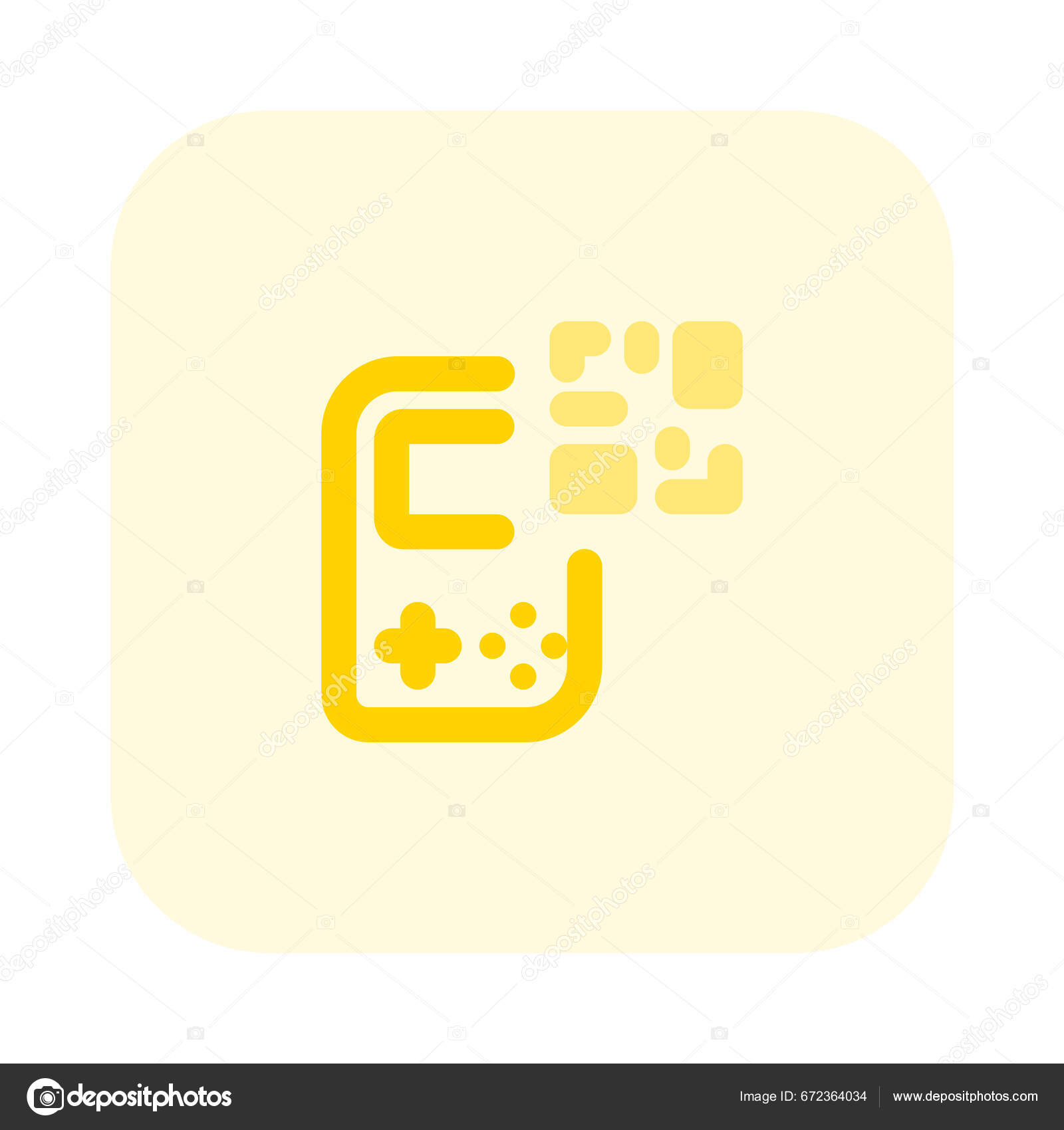 Videogame Details Added Barcode Stock Vector by ©get4net 672364034