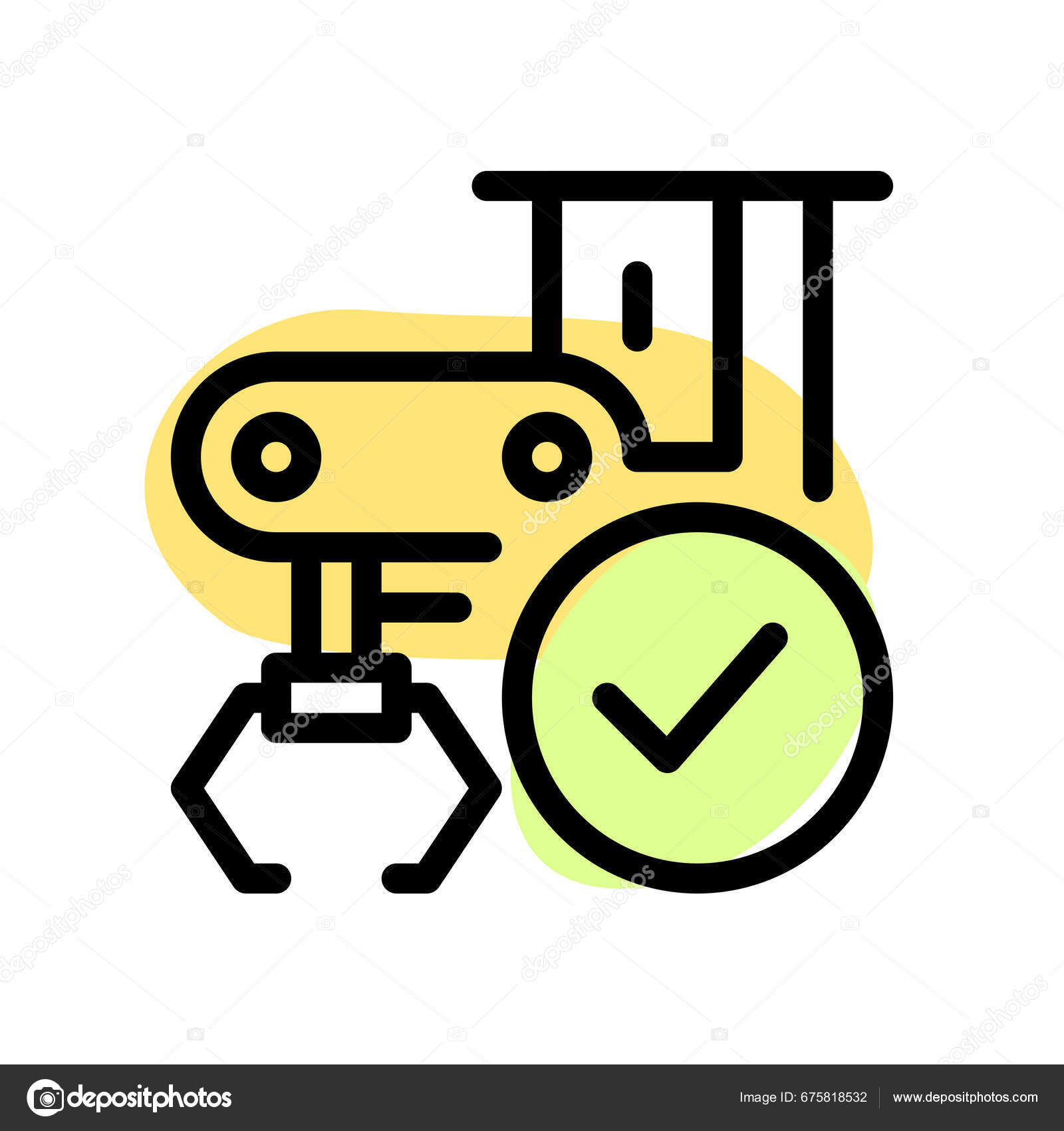 Quality Assessment Manufacturing Plant Stock Vector by ©get4net 675818532