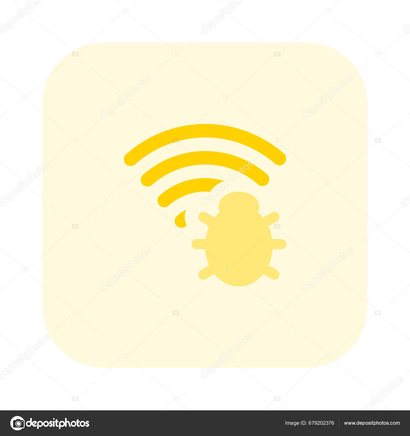 Malicious Software Exploiting Wireless Connections Stock Vector by ...