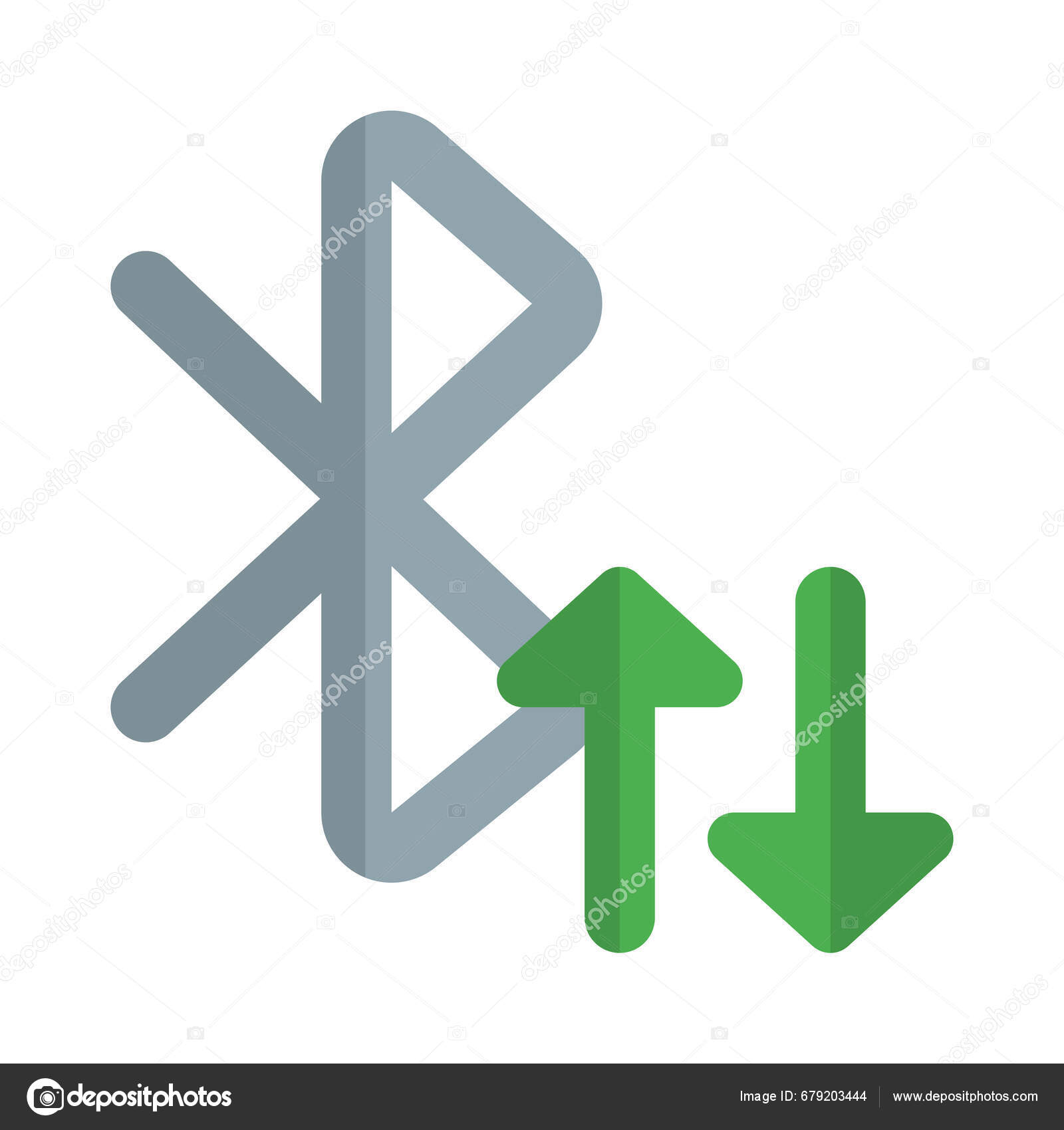 Using Bluetooth Feature Data Transfer Stock Vector by ©get4net 679203444