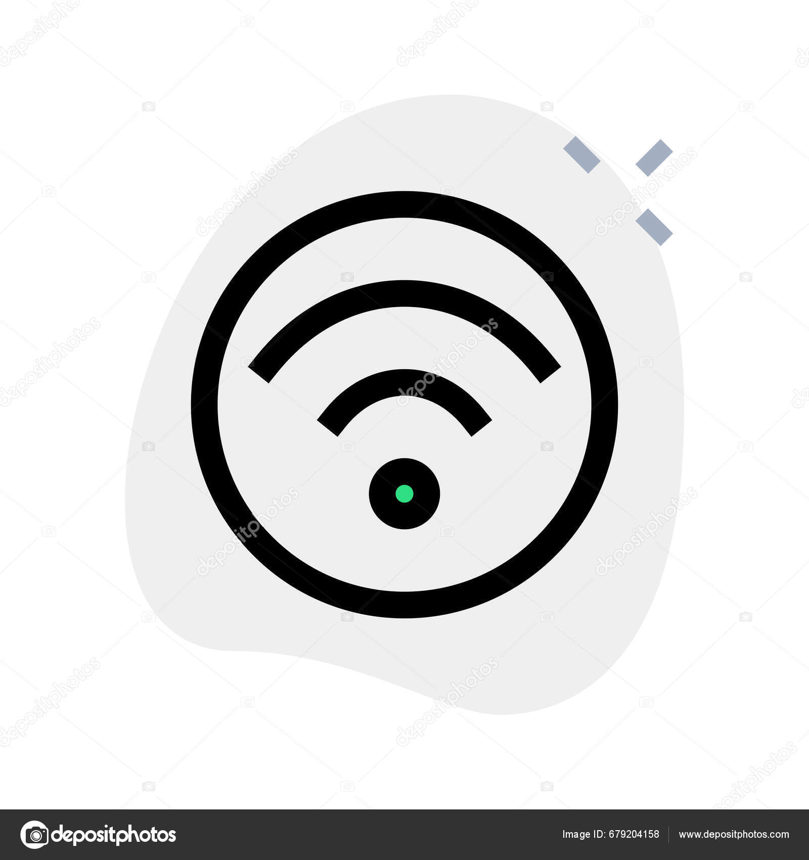 Wireless Connection Transferring Signals Stock Vector by ©get4net 679204158