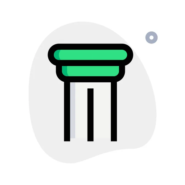 Pillar Structural Support Architecture Construction Stock Vector by ...