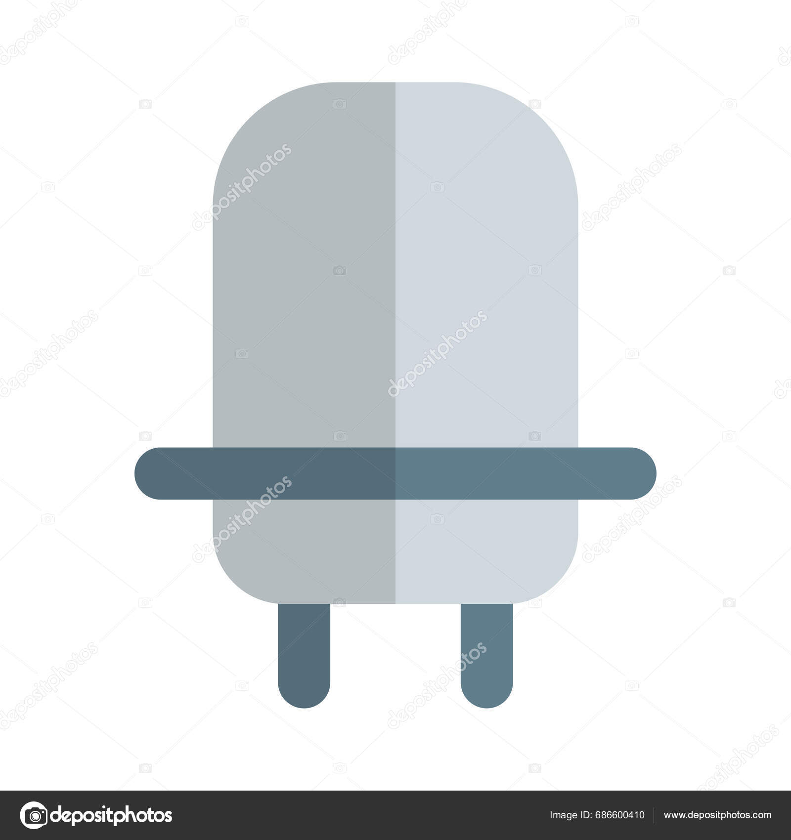 Capacitor Device Storing Discharging Electrical Energy Stock Vector by ...