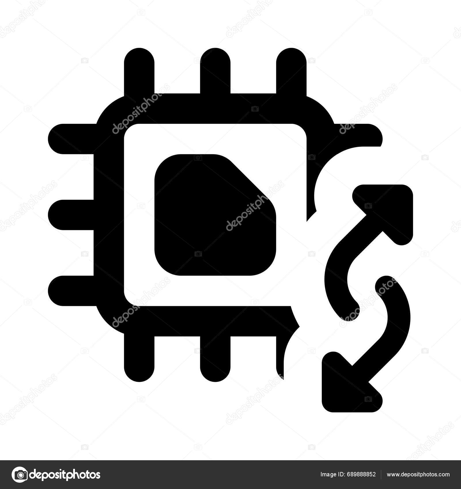 Transferring Data Using Micro Processing Unit Stock Vector by ©get4net ... Transferring Data Using Micro Processing Unit Stock Vector by ©get4net ...