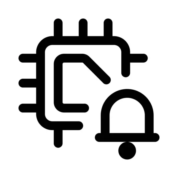 Microchip Equipped Automatic Notification System Stock Vector by ...