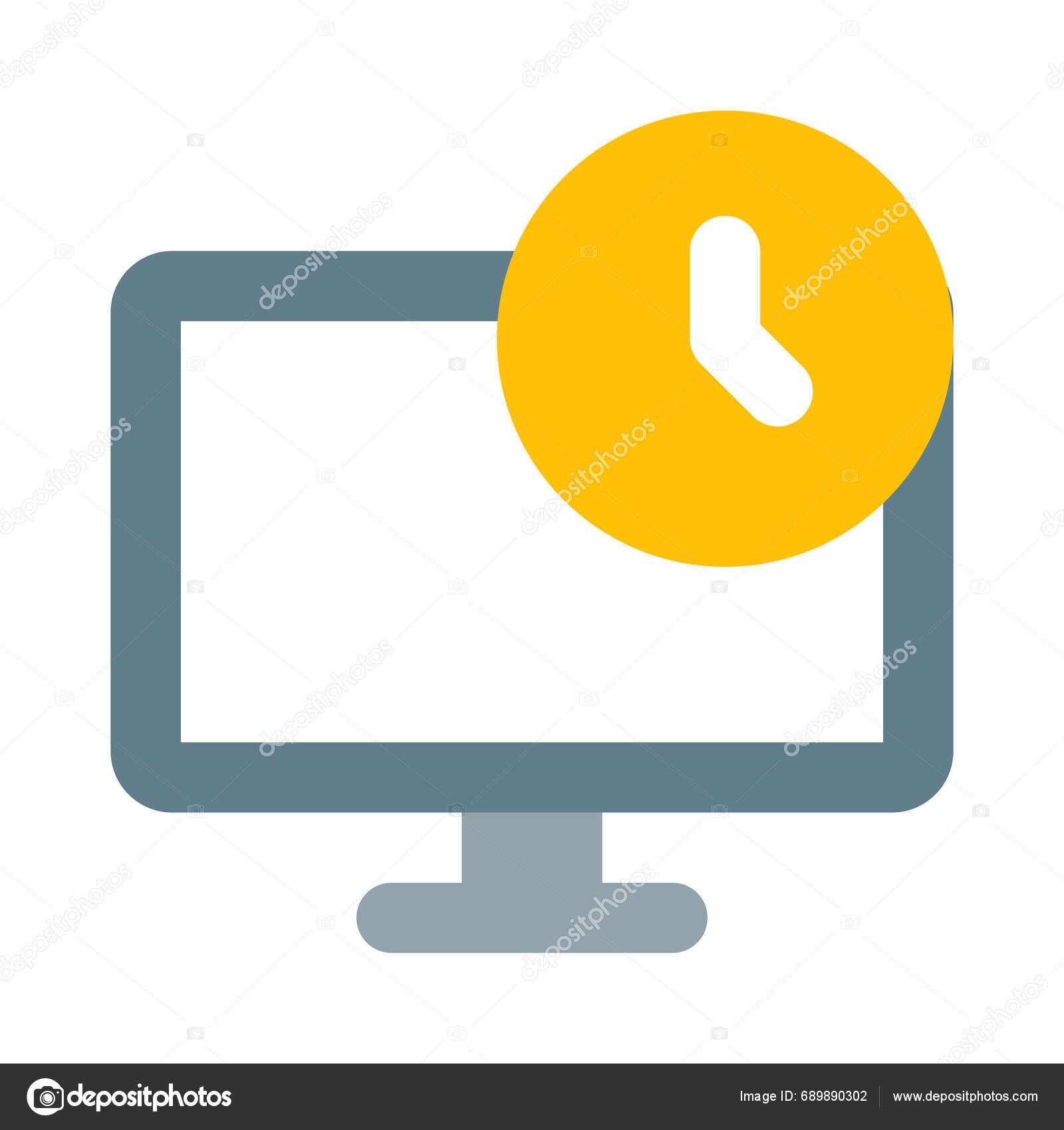 Displaying Current Time Date Information Stock Vector by ©get4net 689890302 Displaying Current Time Date Information Stock Vector by ©get4net 689890302