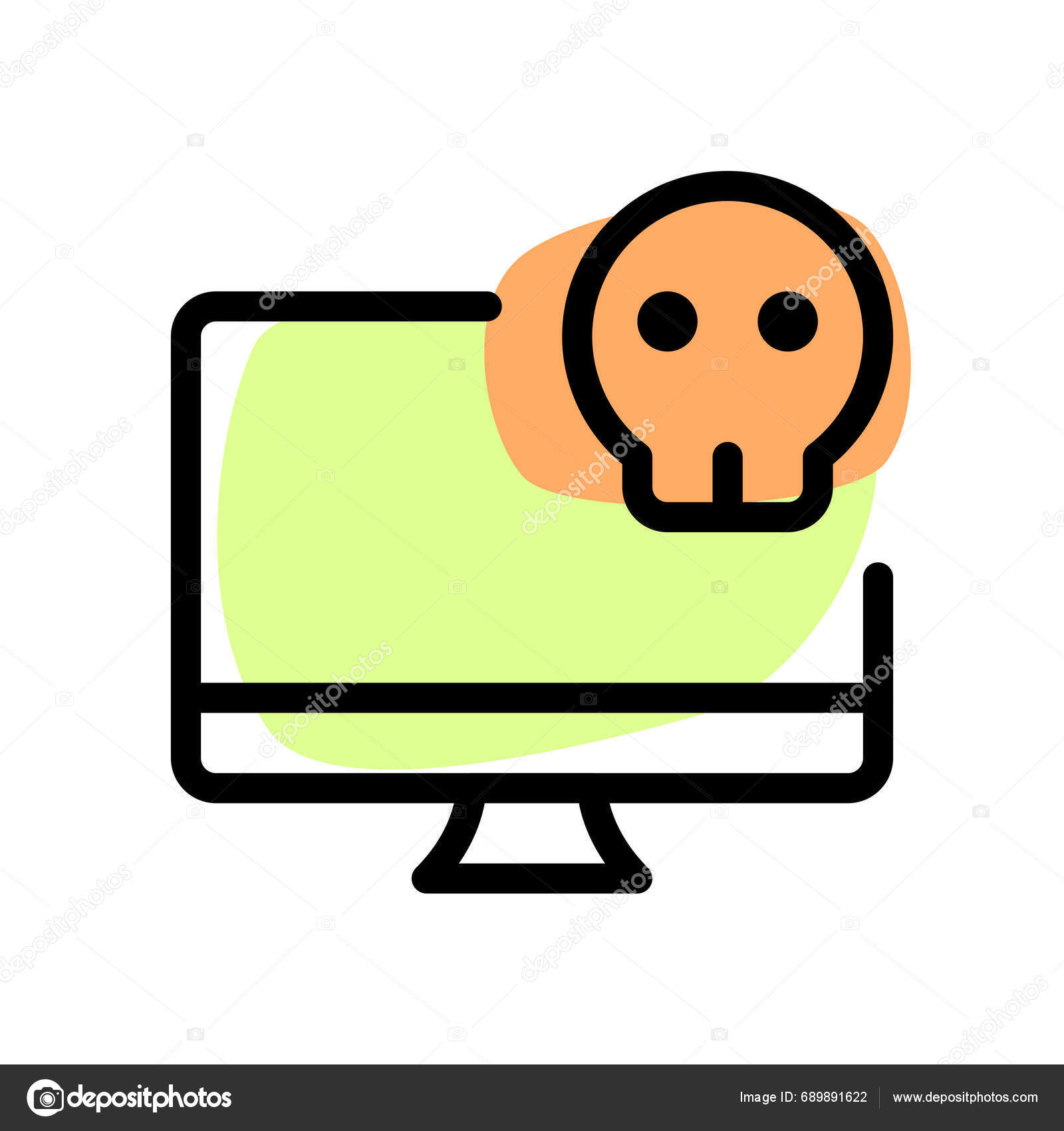 Laptop Functioning Due Hardware Issue Stock Vector by ©get4net 689891622