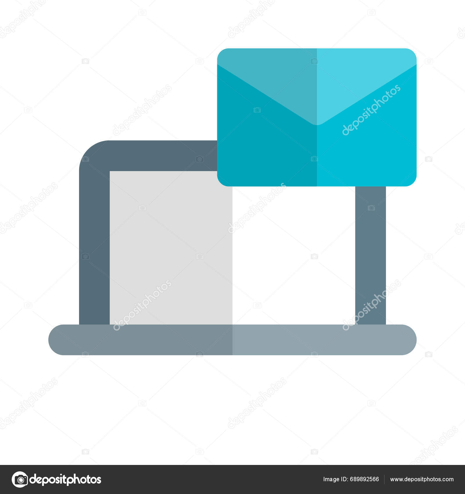 Managing Emails Efficiently Laptop Stock Vector by ©get4net 689892566 Managing Emails Efficiently Laptop Stock Vector by ©get4net 689892566