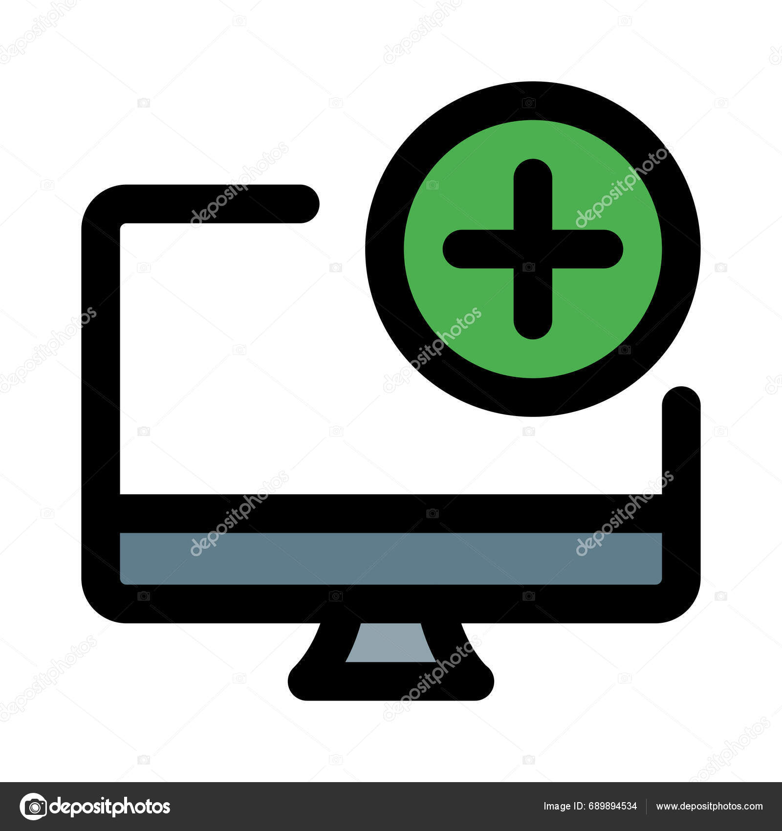 Creating Add New Items Desktop Stock Vector by ©get4net 689894534 Creating Add New Items Desktop Stock Vector by ©get4net 689894534