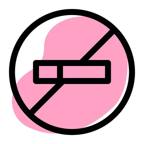 Vectores de Prohibido masticar chicle, imágenes vectoriales | Depositphotos