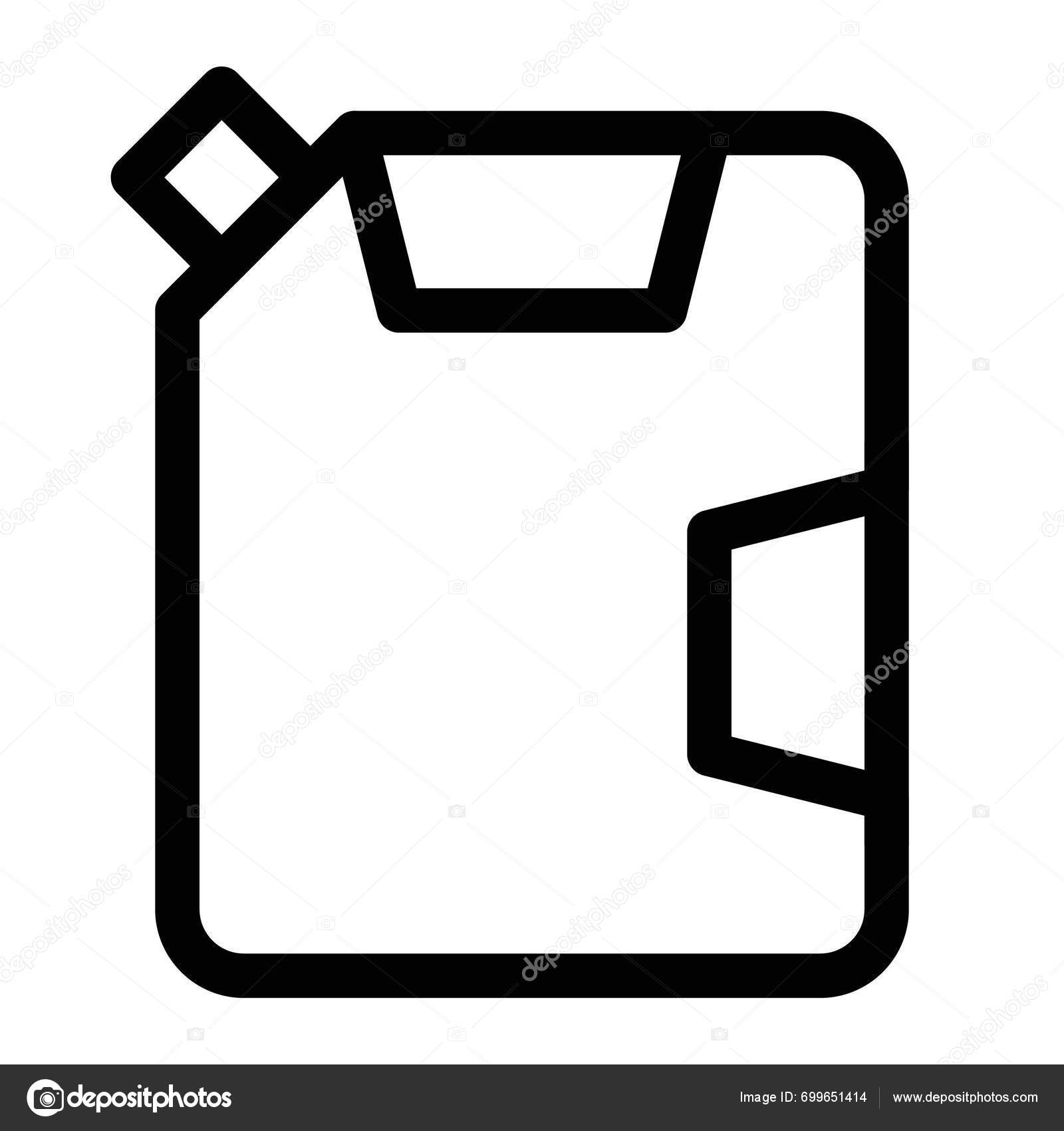Compact Fuel Reservoir Gasoline Storage Stock Vector by ©get4net 699651414