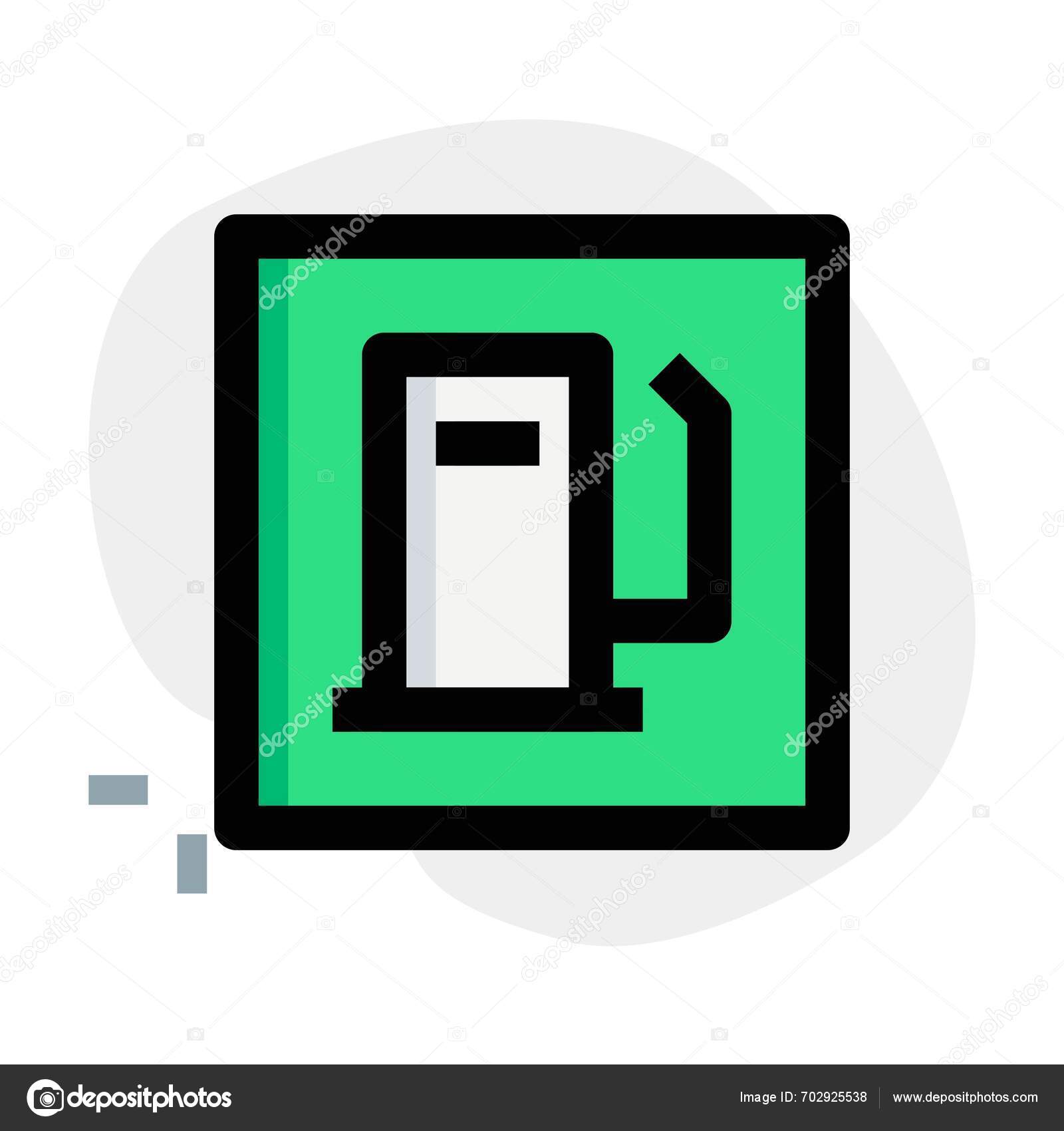 Sign Indicating Location Gas Station Stock Vector by ©get4net 702925538