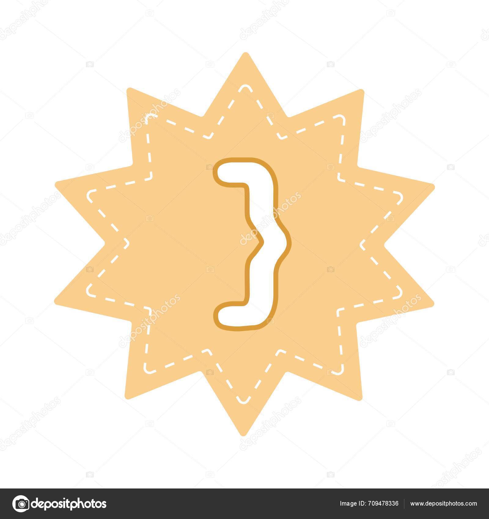 Emblem Curly Closed Bracket Stock Vector by ©get4net 709478336