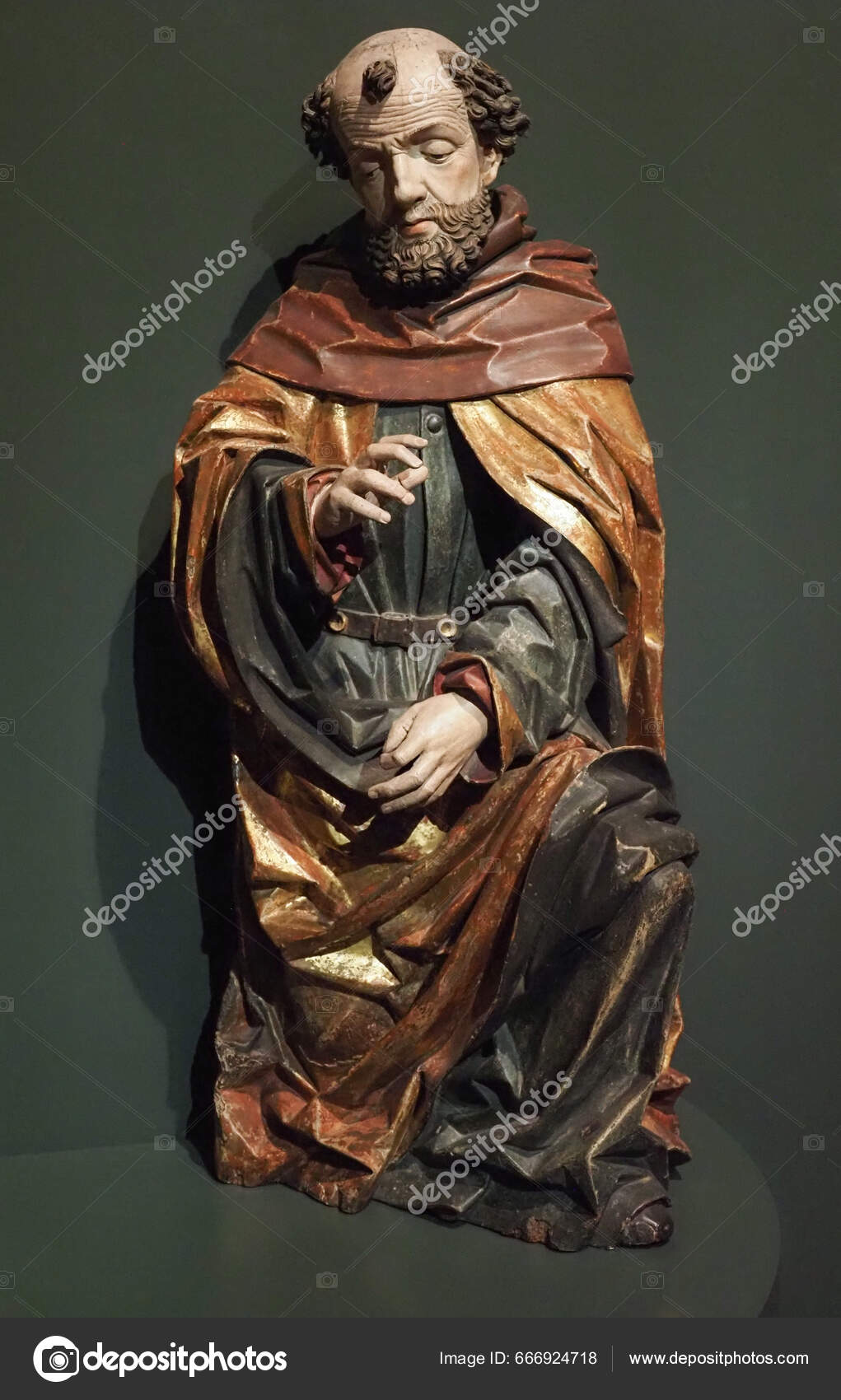 Joseph Shrine Sculptur Former High Alterpiexe San Leonardo Passiria ...