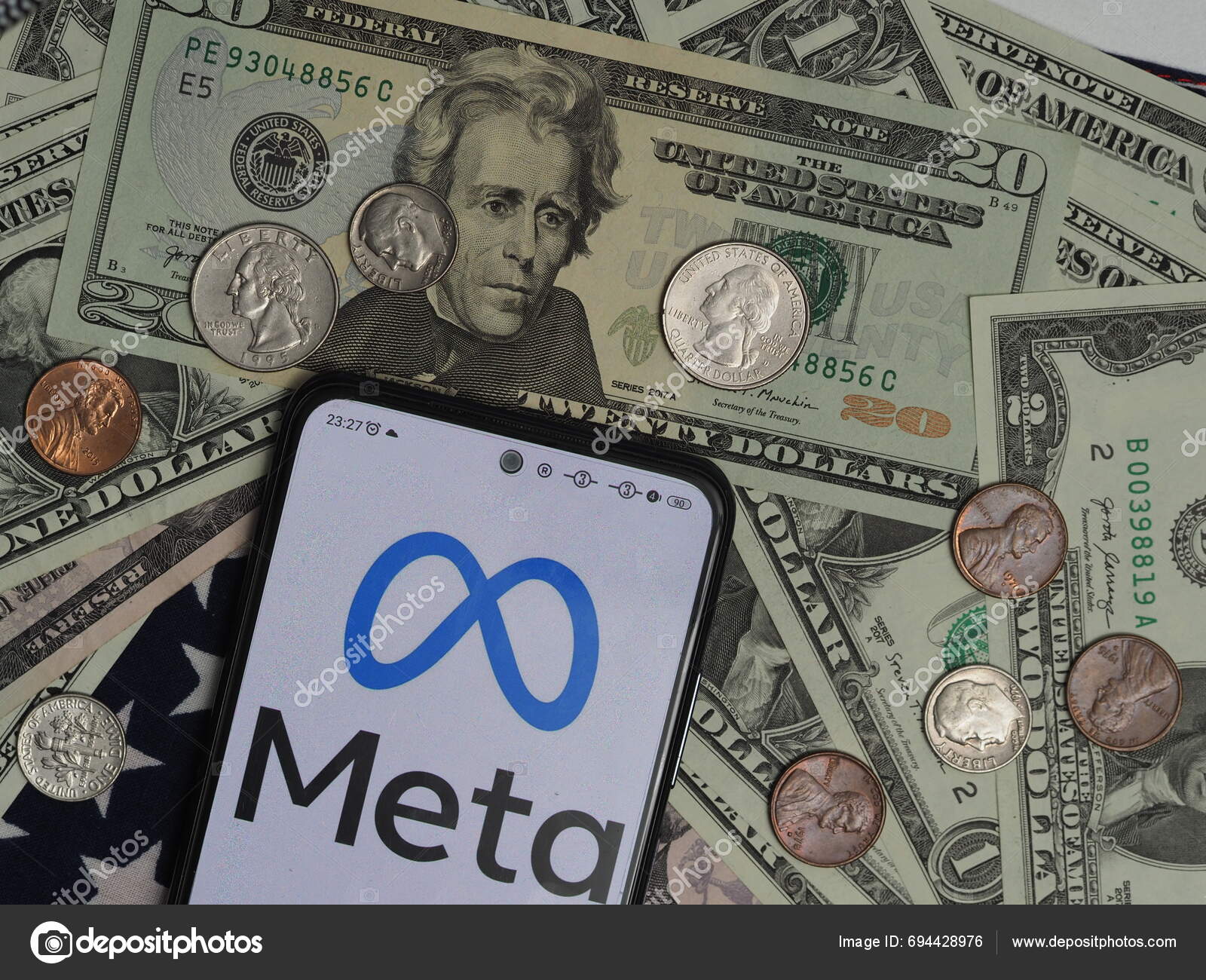 Bavaria Germany December 2023 Photo Illustration Meta Platforms Inc Logo – Stock Editorial Photo ...