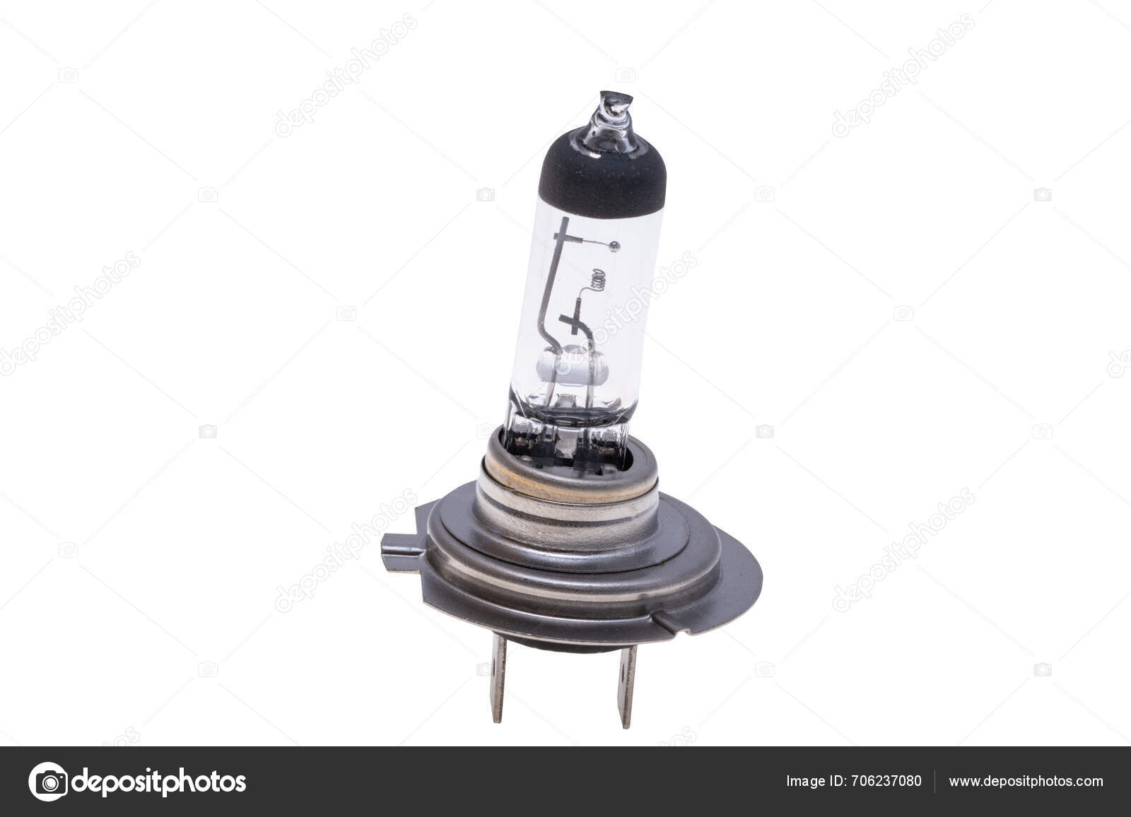Car Light Bulb Isolated White Background — Stock Photo © ksena32 #706237080