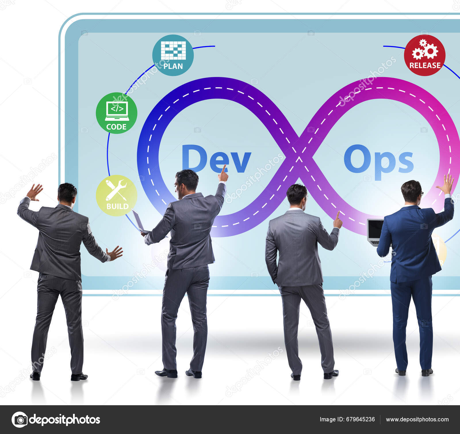 Devops Software Development Concept — Stock Photo © Elnur_ #679645236