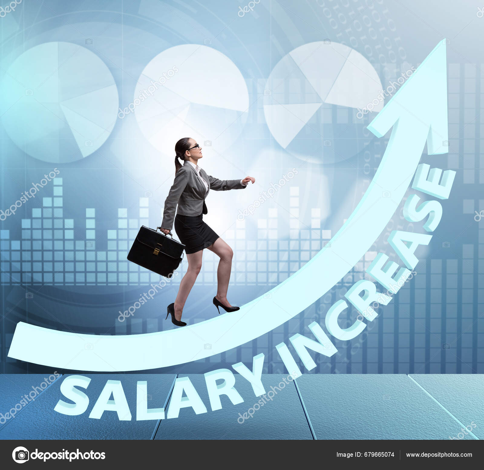 Employee Salary Increase Concept — Stock Photo © Elnur_ #679665074