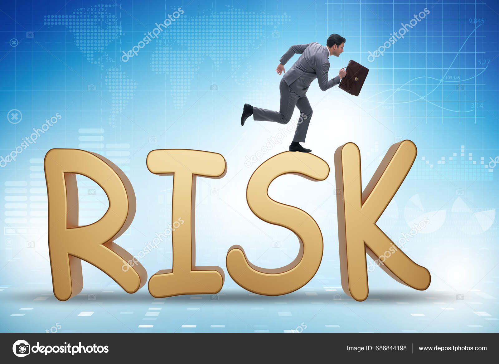 Risk Management Concept Letters — Stock Photo © Elnur_ #686844198