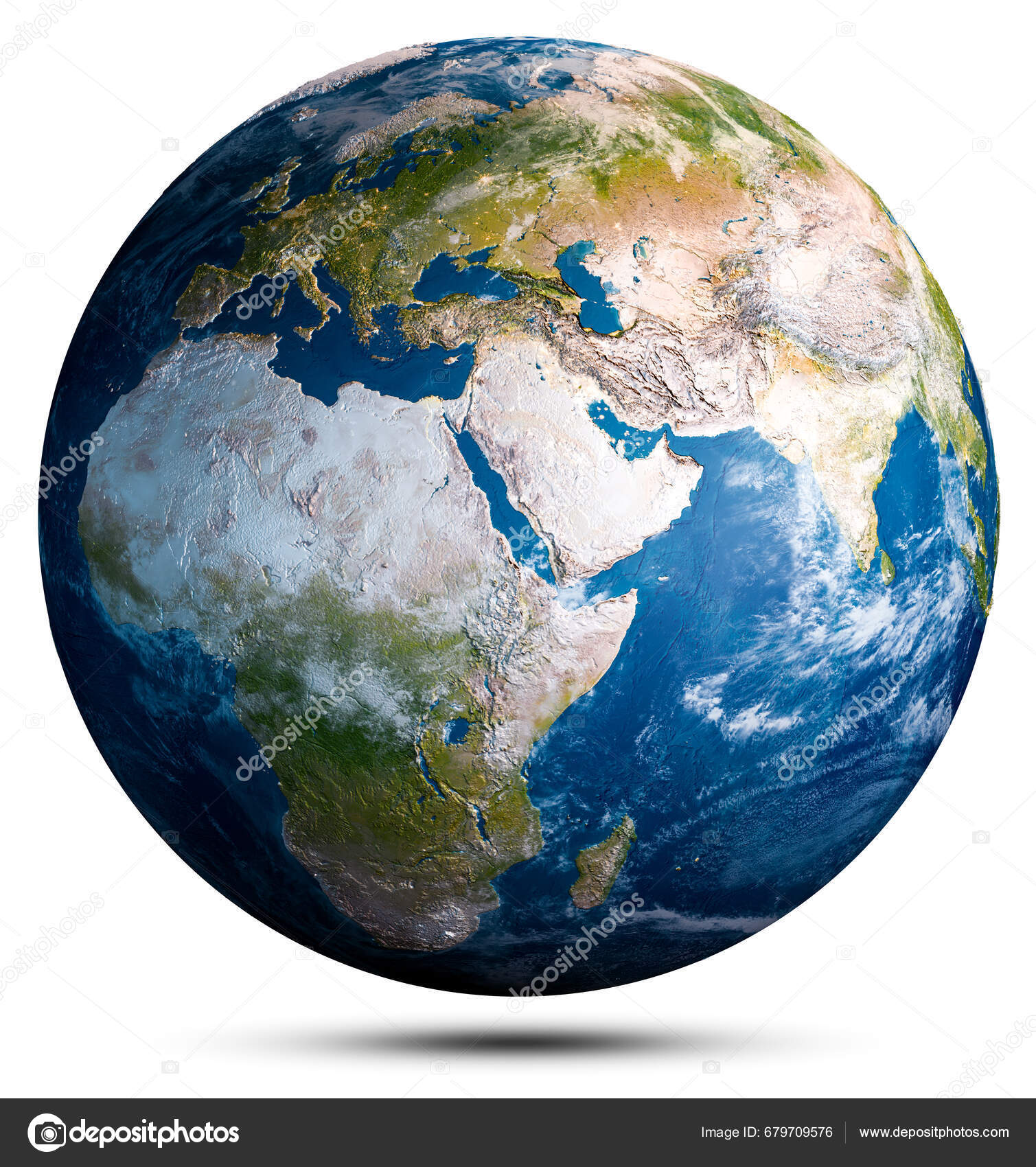 Earth Globe World Map Elements Image Furnished Nasa Rendering — Stock ...