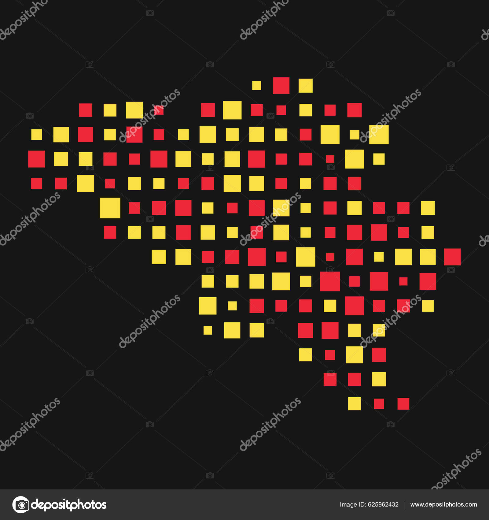 Belgium Silhouette Pixelated Pattern Illustration Stock Vector by ...
